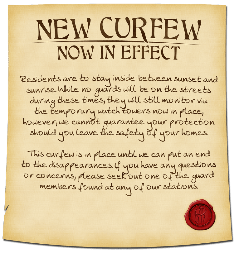 New Curfew In Effect — Of Metal And Magic
