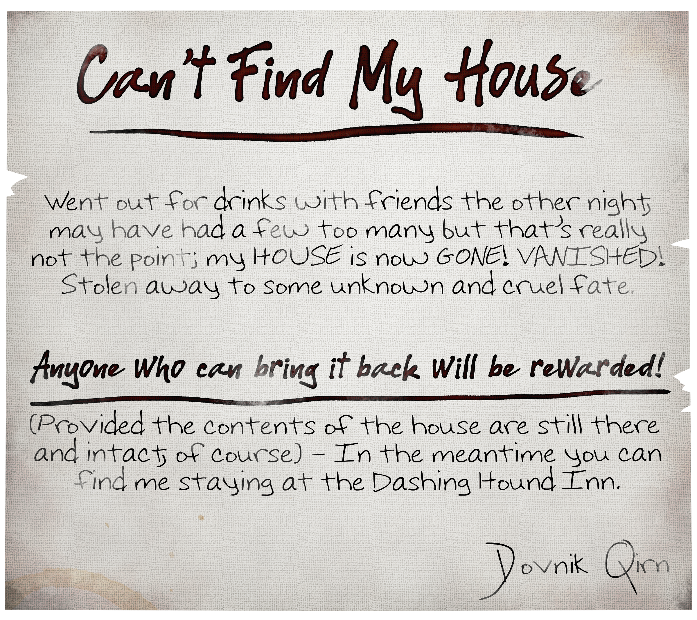 Can’t Find My House — Of Metal And Magic