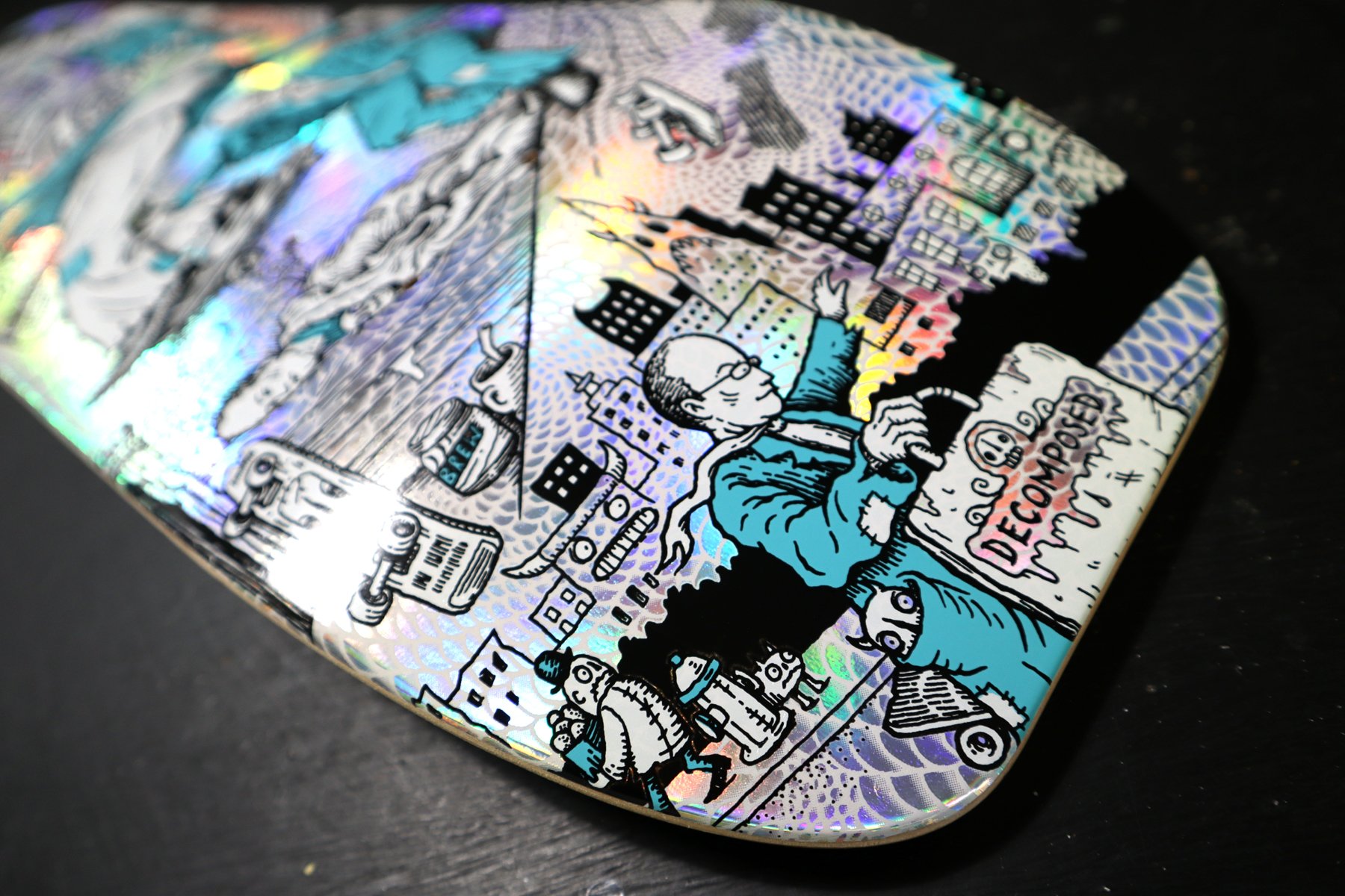 RAY MEYER hologram skippy 7.25 x 27.25" — decomposed skateboards ...