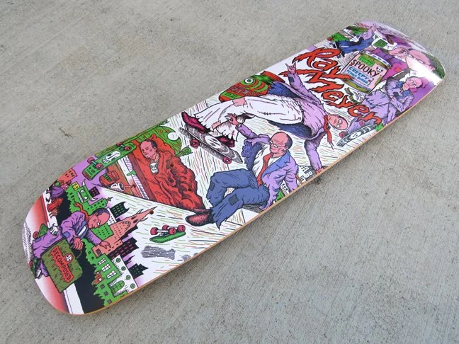 RAY MEYER - Skippy (Ultraviolet) 7.5" x 29" — decomposed skateboards ...