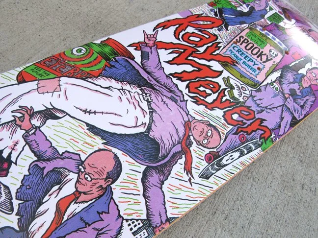 RAY MEYER - Skippy (Ultraviolet) 7.5" x 29" — decomposed skateboards ...