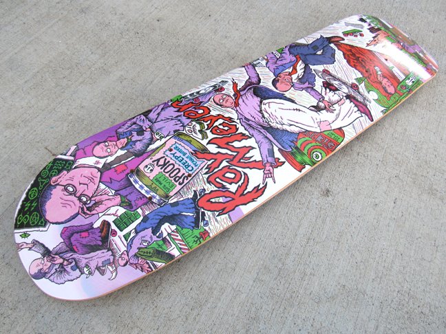 RAY MEYER - Skippy (Ultraviolet) 7.5" x 29" — decomposed skateboards ...