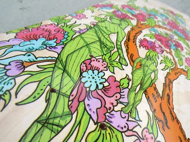 JESSE WHALEN Nariphon 8.125" x 30.25" — decomposed skateboards ...