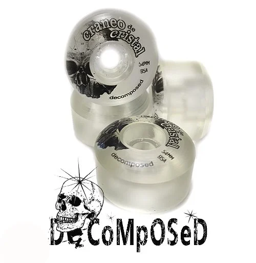 DECOMPOSED Crystal Skull 2.0 - 54mm 95a — decomposed skateboards ...