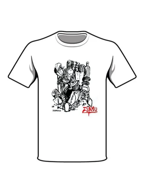 ISAMU - robot (autographed) shirt — decomposed skateboards - freestyle ...