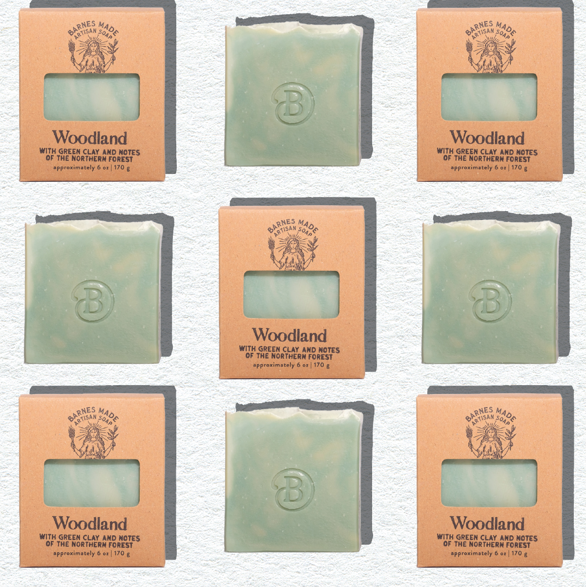 Glacier Menthol Bar Soap — Barnes Made