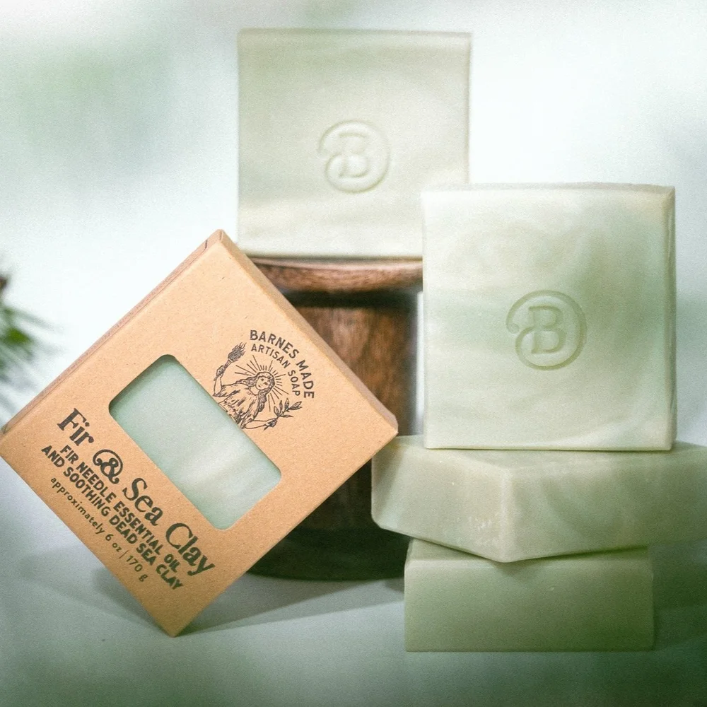 Glacier Menthol Bar Soap — Barnes Made