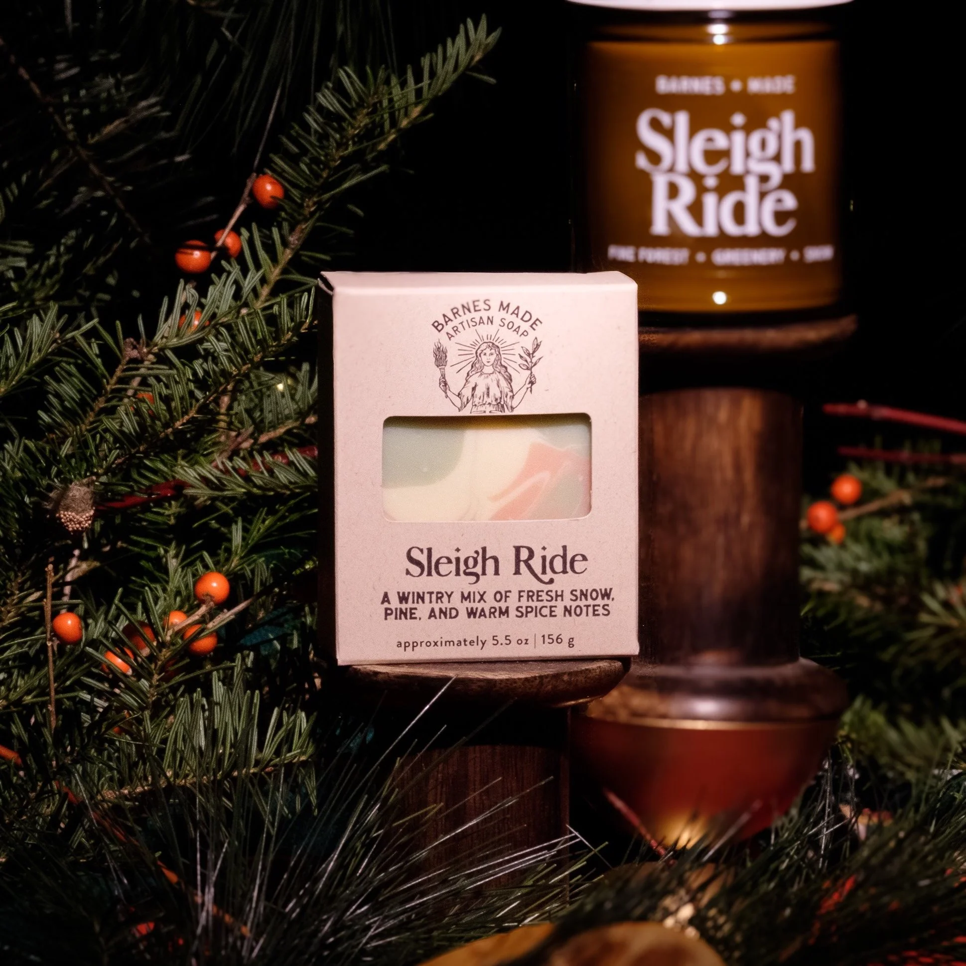 Glacier Menthol Bar Soap — Barnes Made
