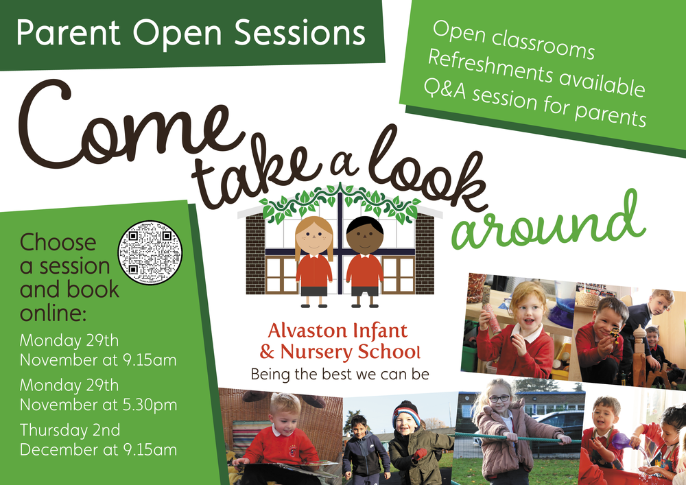 Parent Open Days! — Alvaston Infant and Nursery School