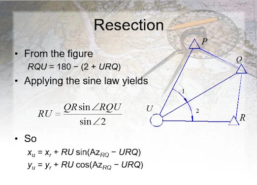 Triangulation Surveys — GeoLab