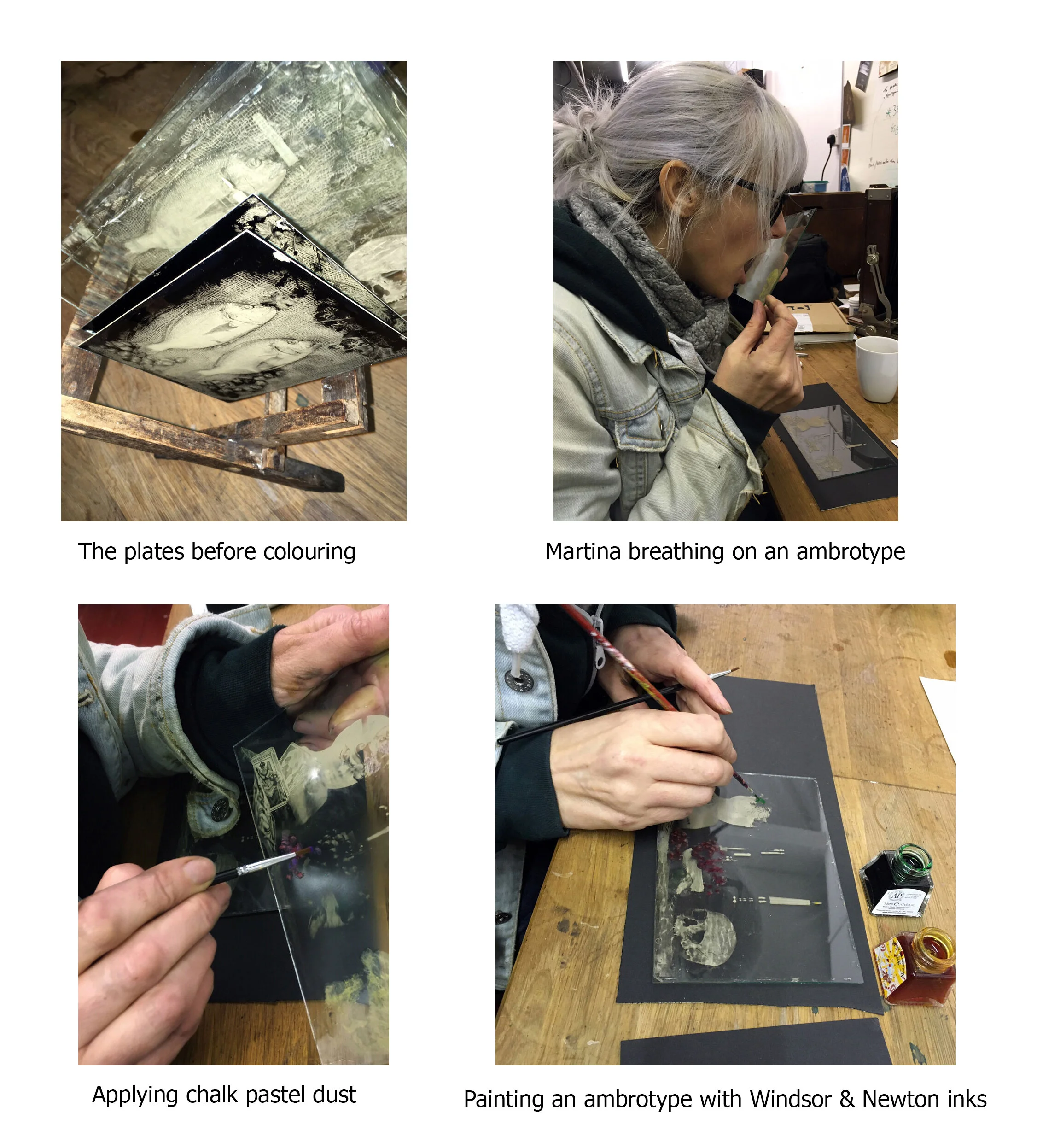 Ambrotype tintype hand coloring — john brewer photography