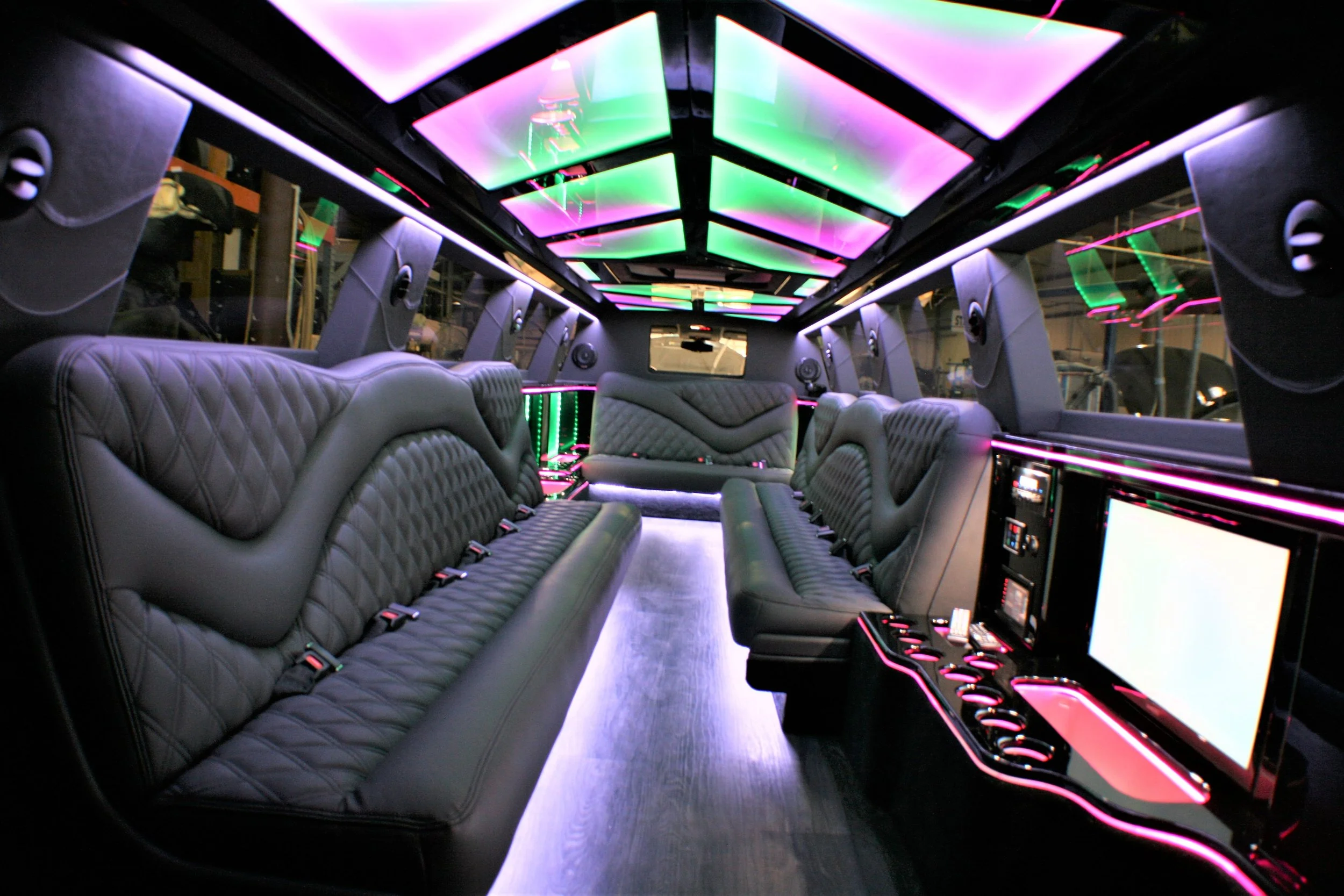 Interior Limos — Springfield Coach Group | Ozark Mountain Adventure Vans