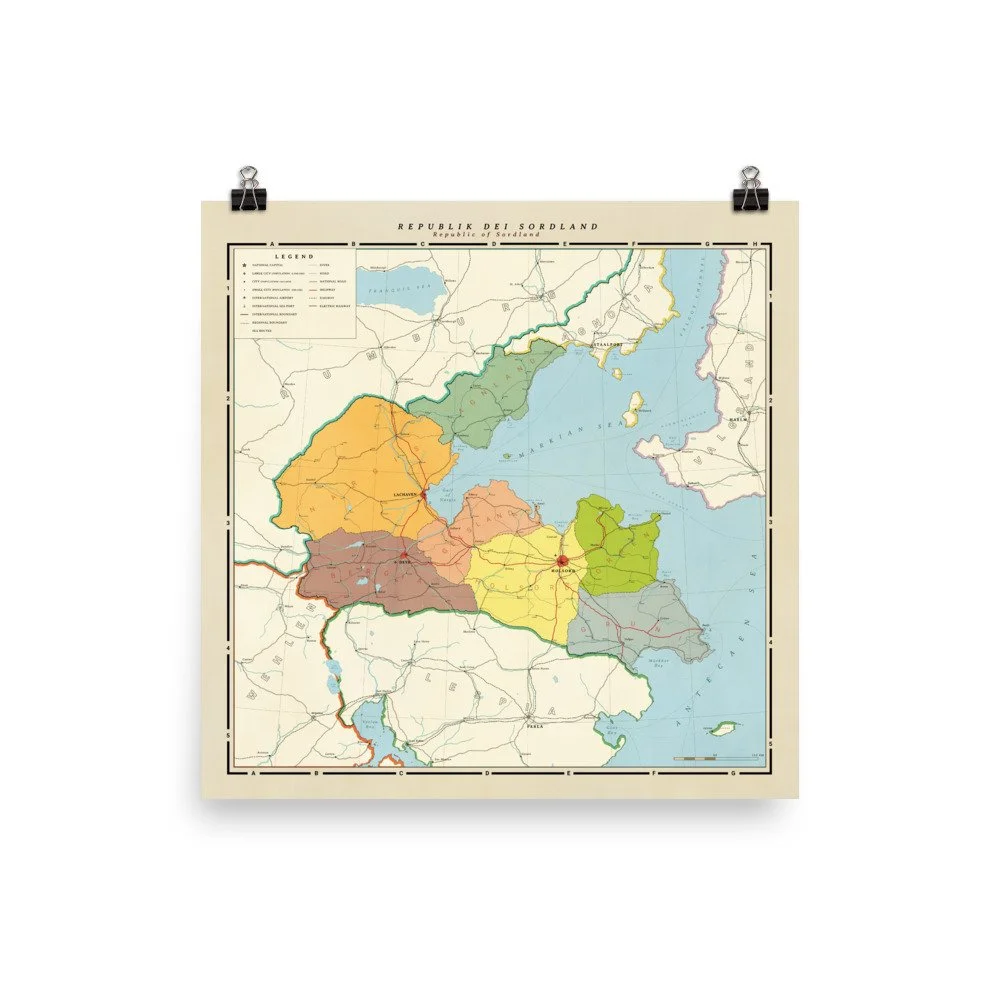 Map of Sordland — Torpor Games
