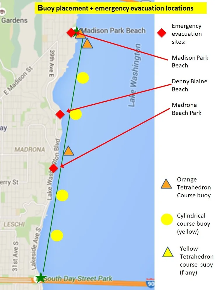 Course Maps — Fat Salmon Annual Open Water Swim Race