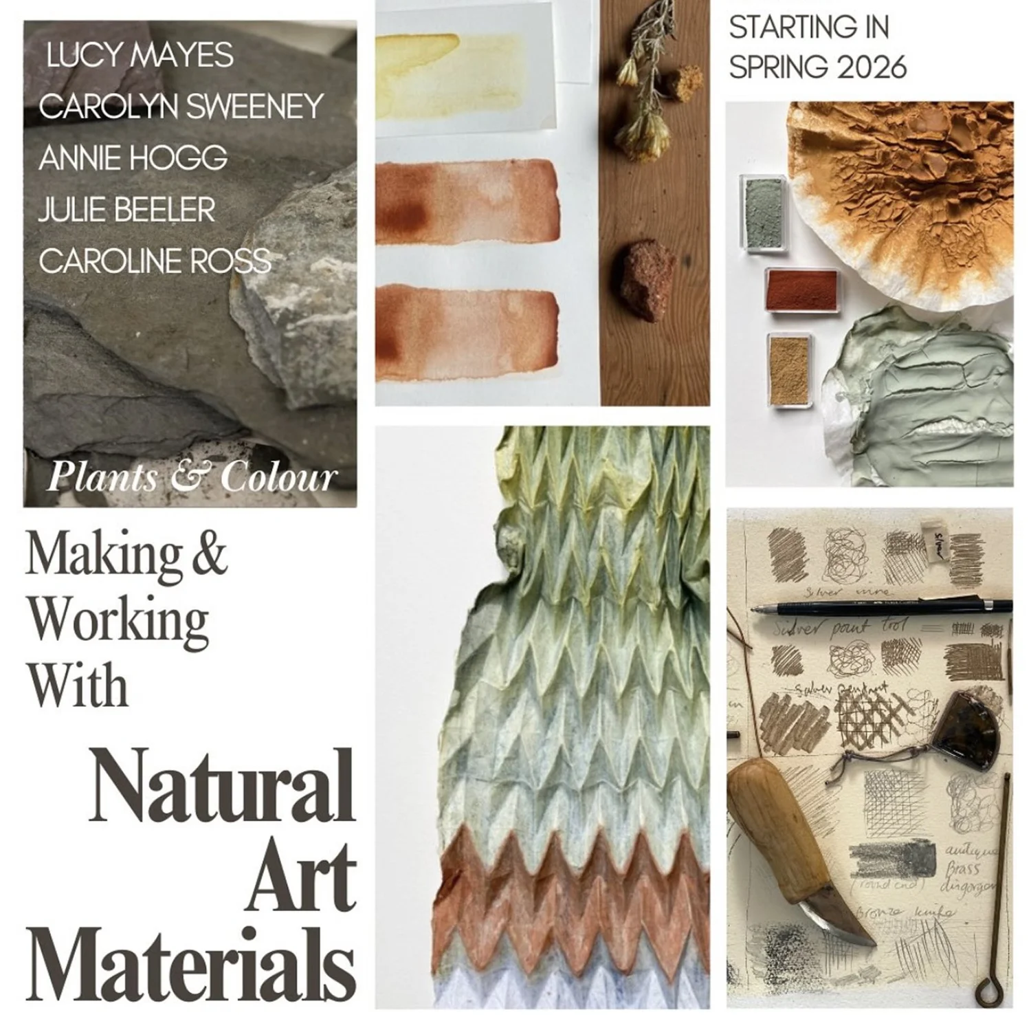 Making & Working With Natural Art Materials: Online Workshop with ...