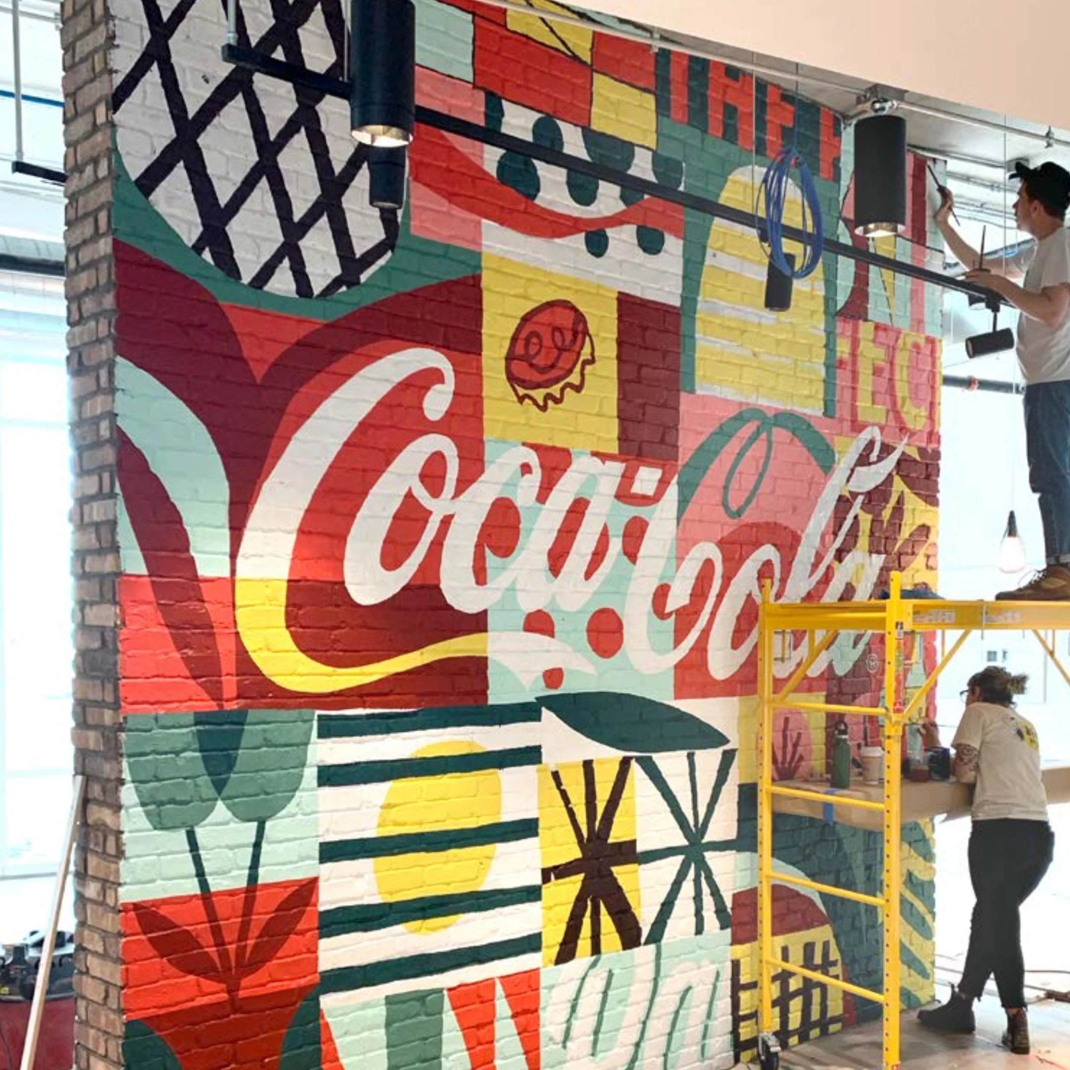 Coca-Cola Office Mural Project — brettandrewmiottidotcom
