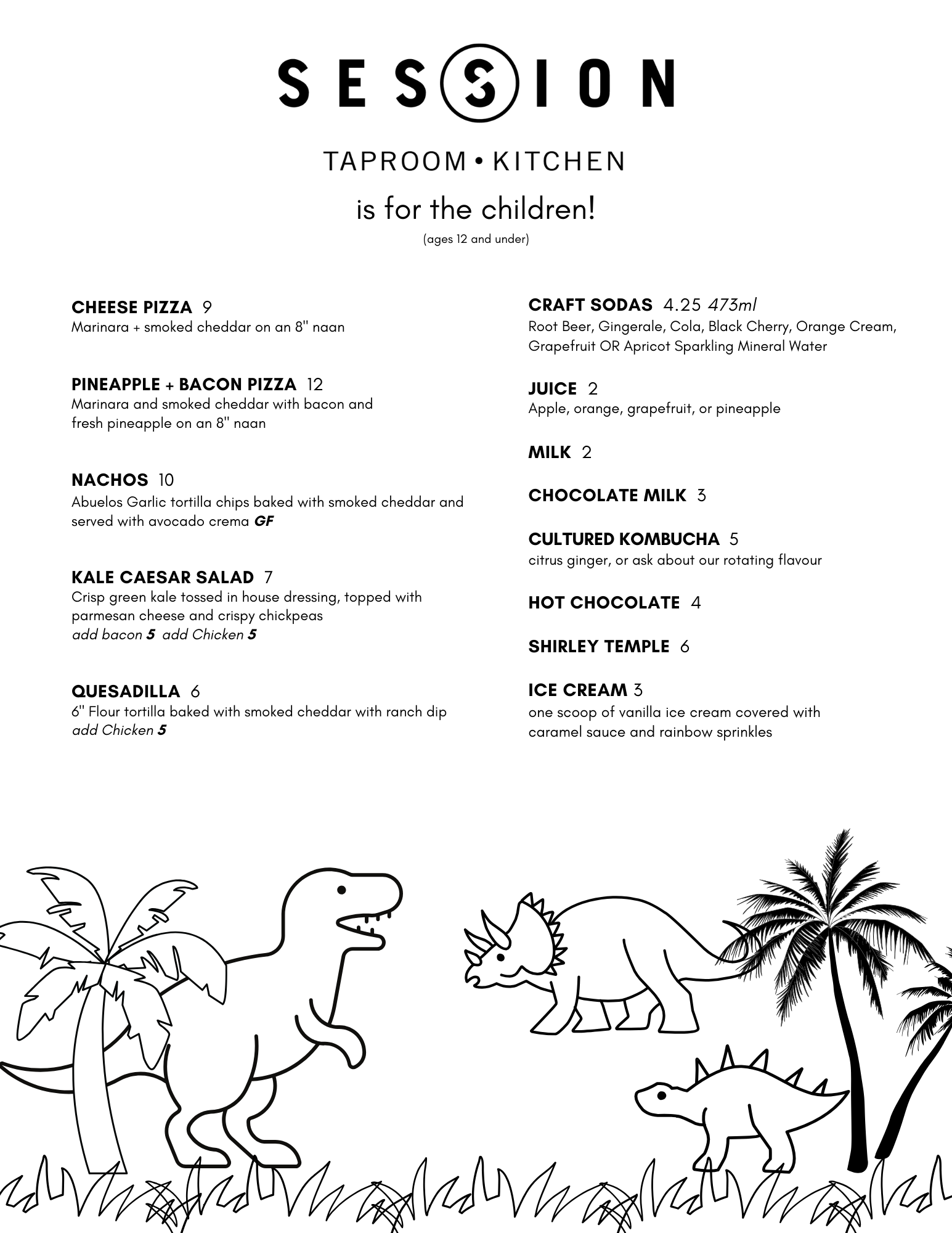 Session Taproom + Kitchen / Studio + Spin — Taproom + Kitchen