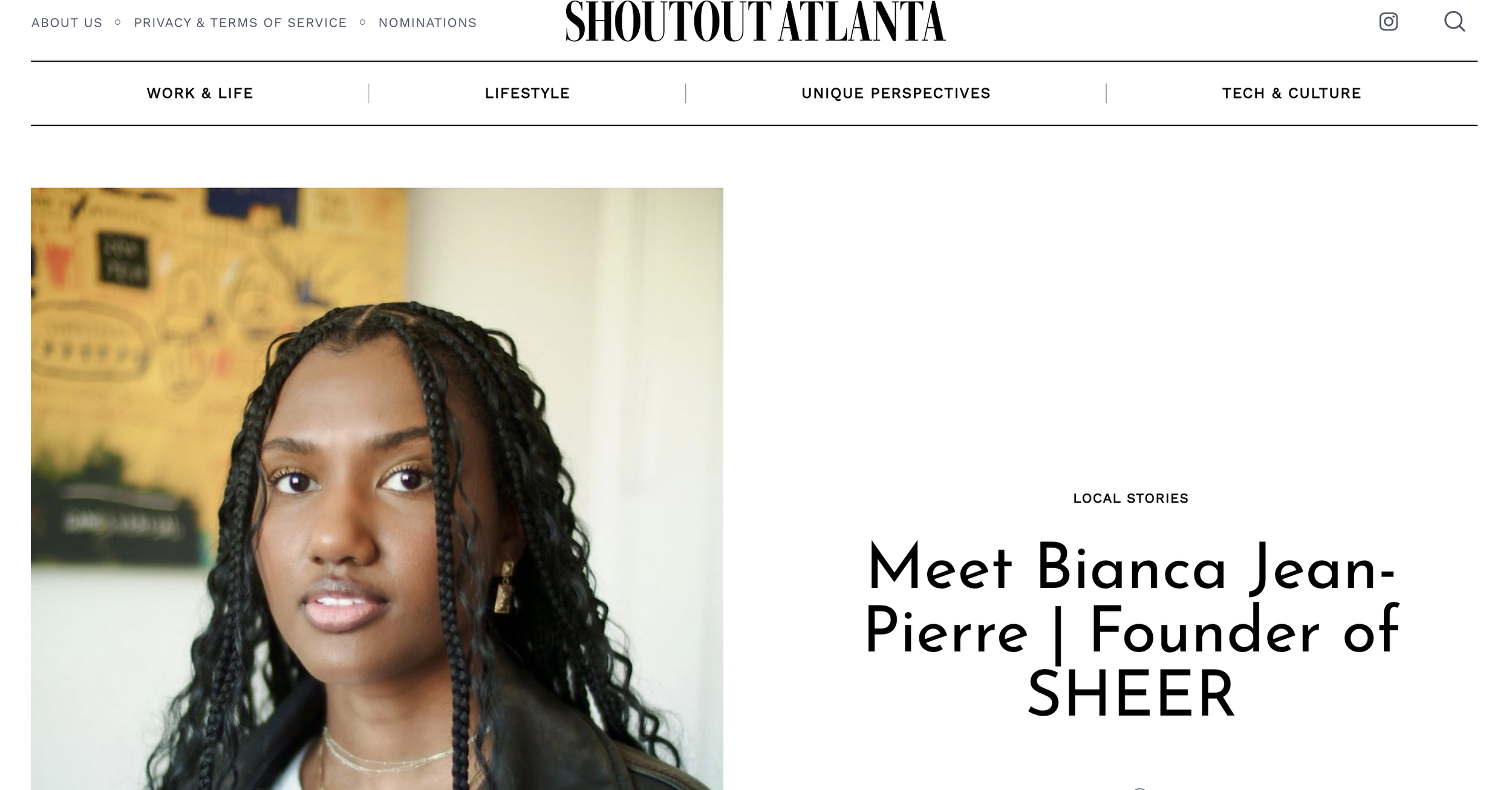About SHEER — SHEER