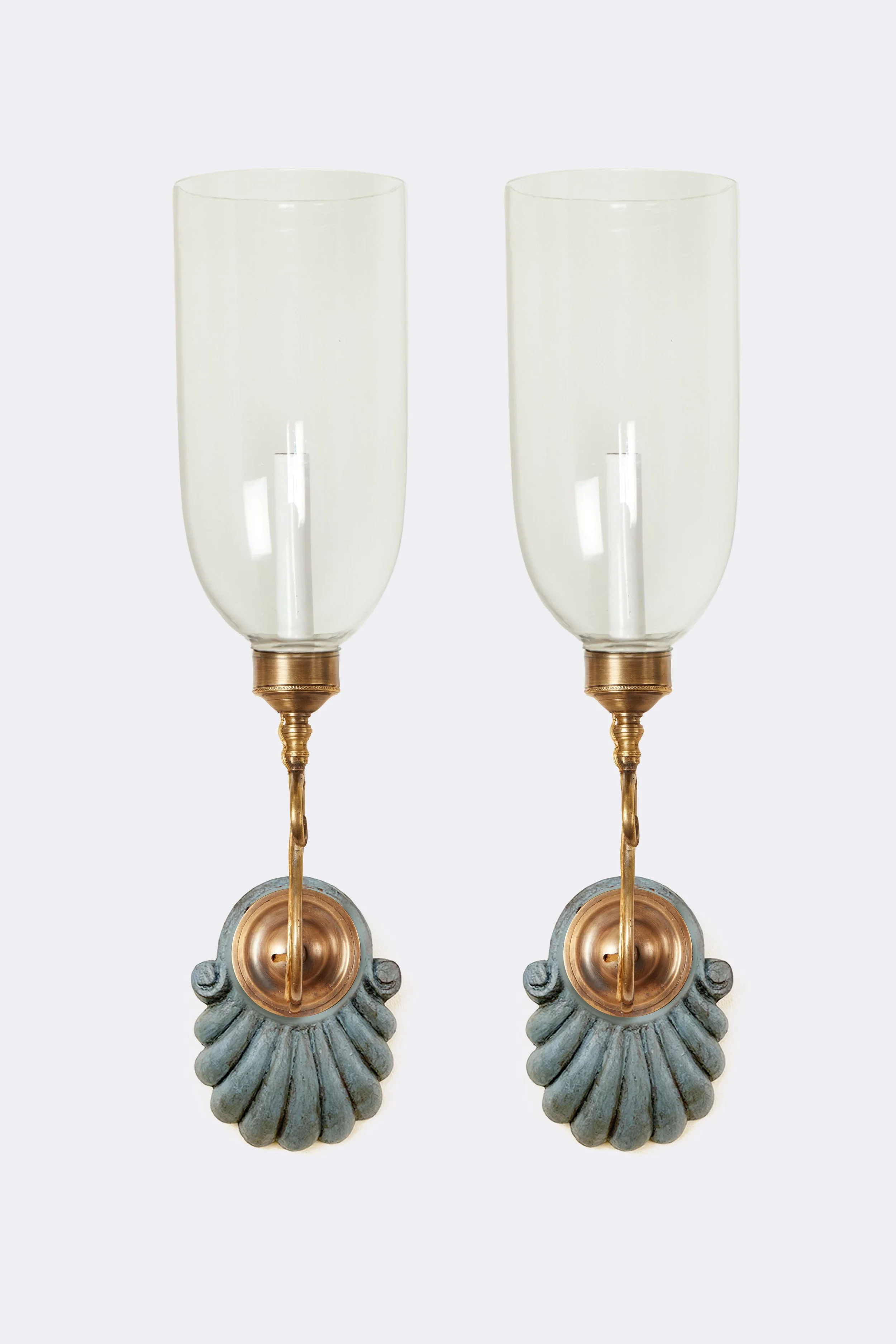 Hurricane Shade Sconces — David Duncan Studio