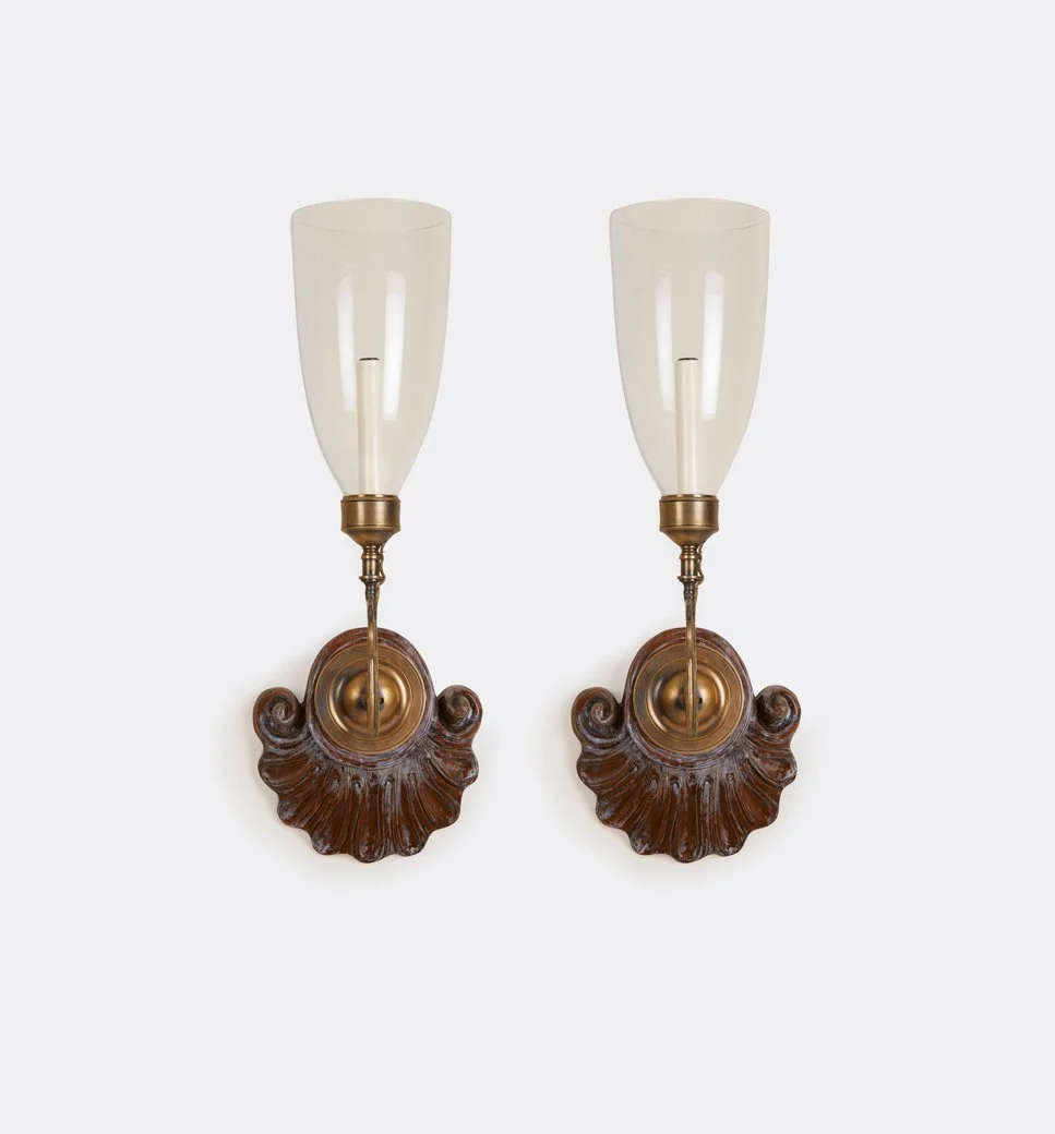 Hurricane Shade Sconces — David Duncan Studio