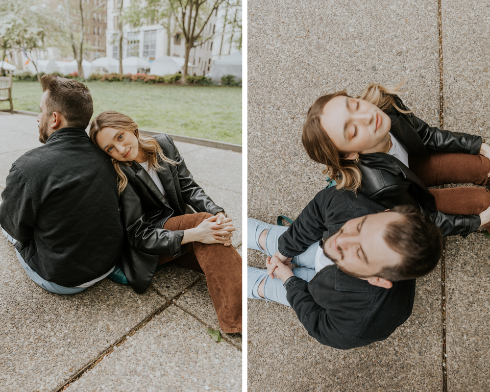 Rittenhouse Square Engagement Session — The Finding Co.