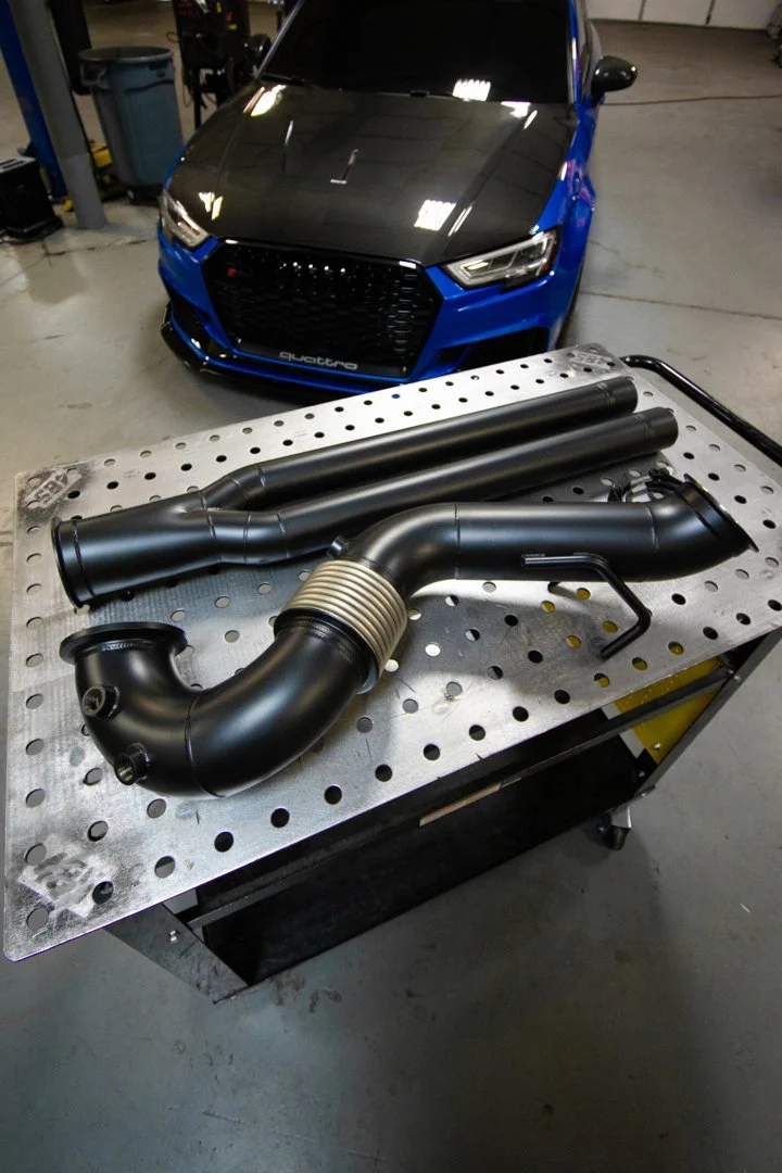 Audi 8Y RS3 Exhaust (2023-24) Titanium — 485 Designs - Fabrication and ...