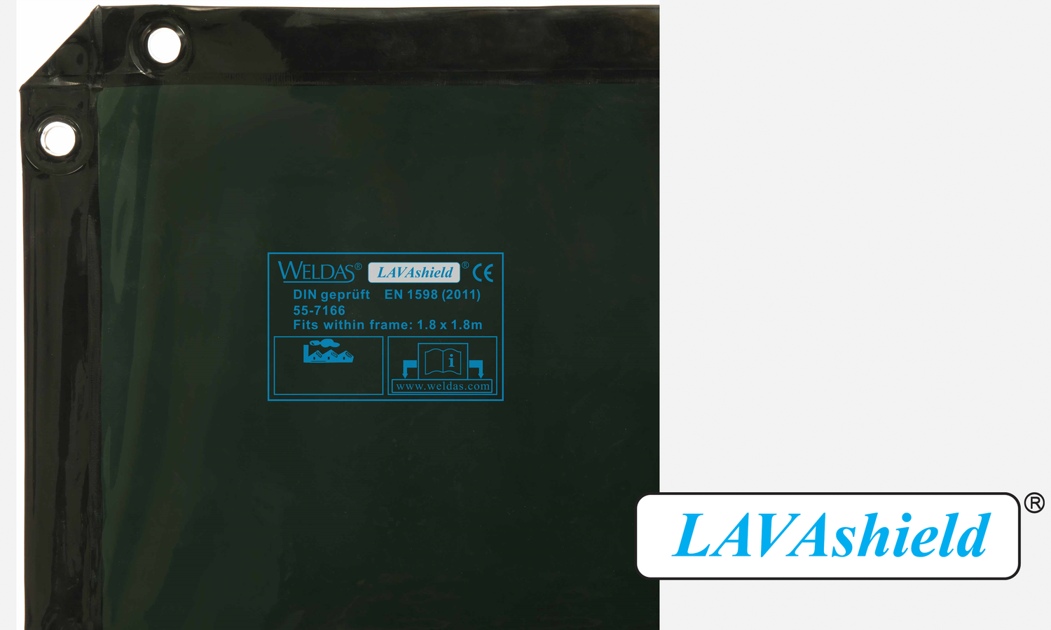 Welding Accessories:LAVAshield® Green Welding Screen