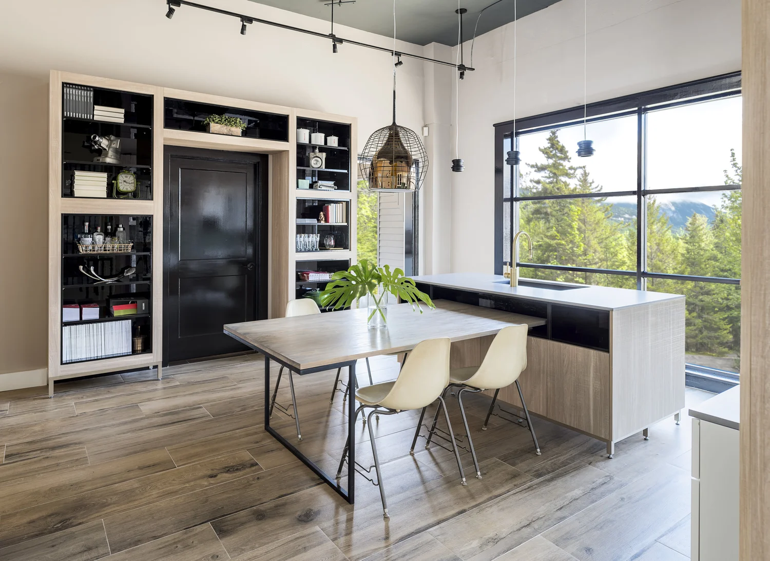 Modern Design with Textured Melamine — Nukitchens