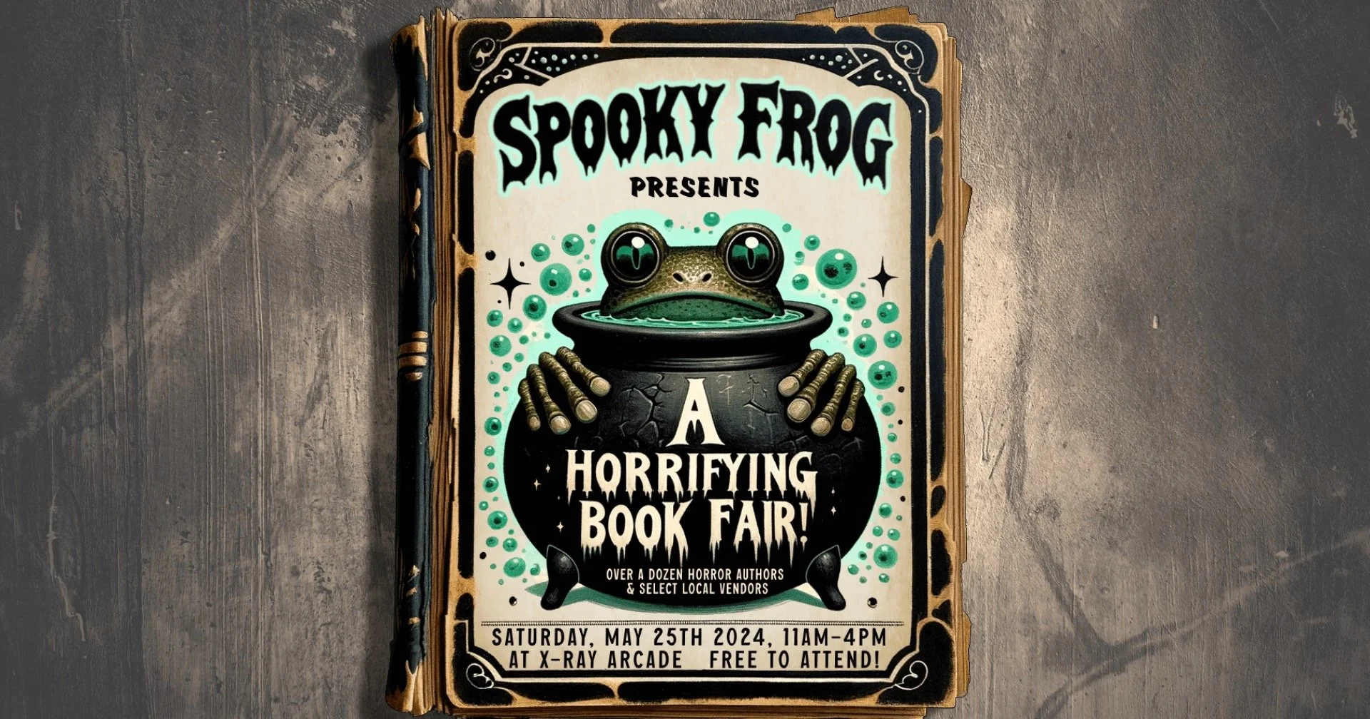 A Horrifying Book Fair! — X-Ray Arcade