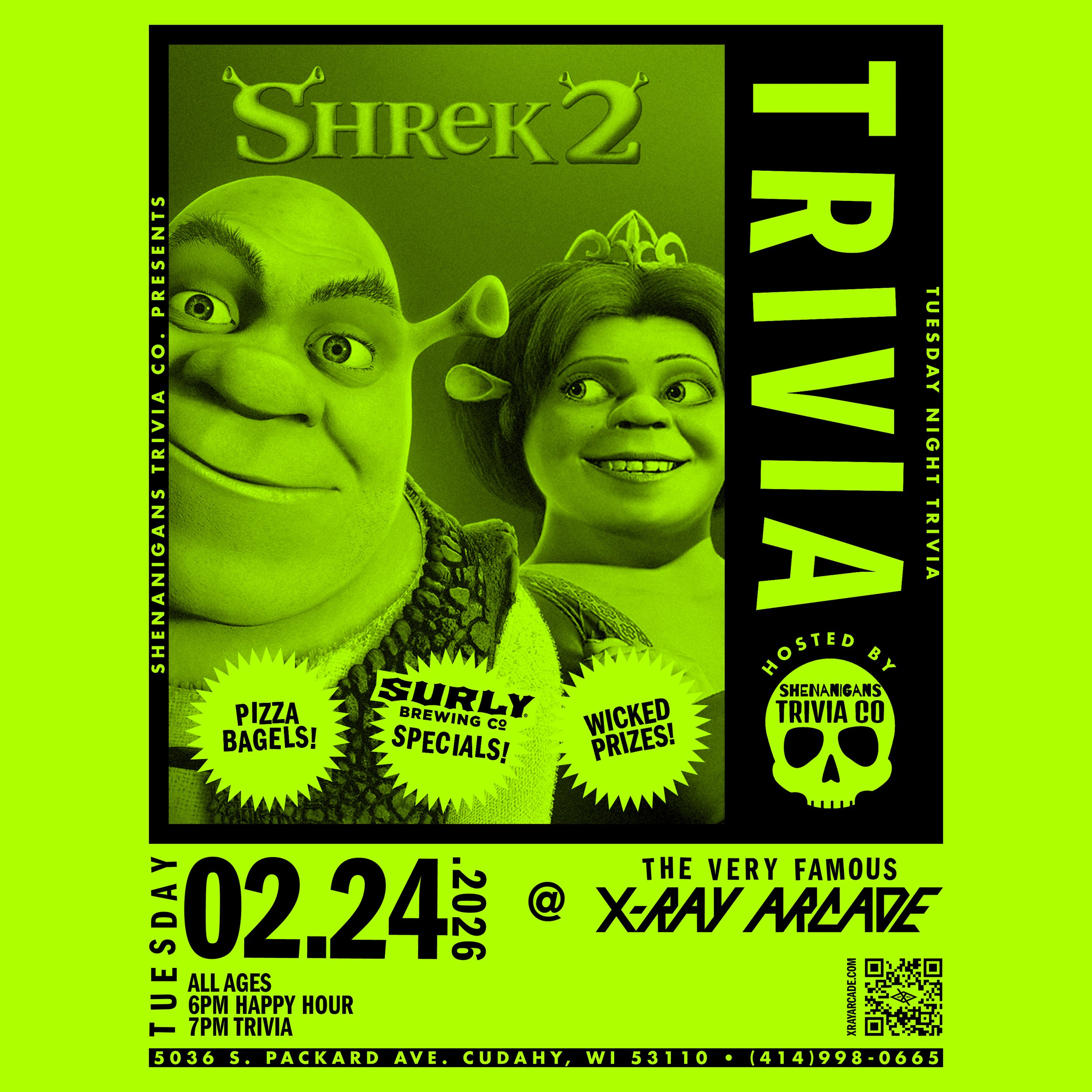 Shrek 2 Trivia — X-Ray Arcade