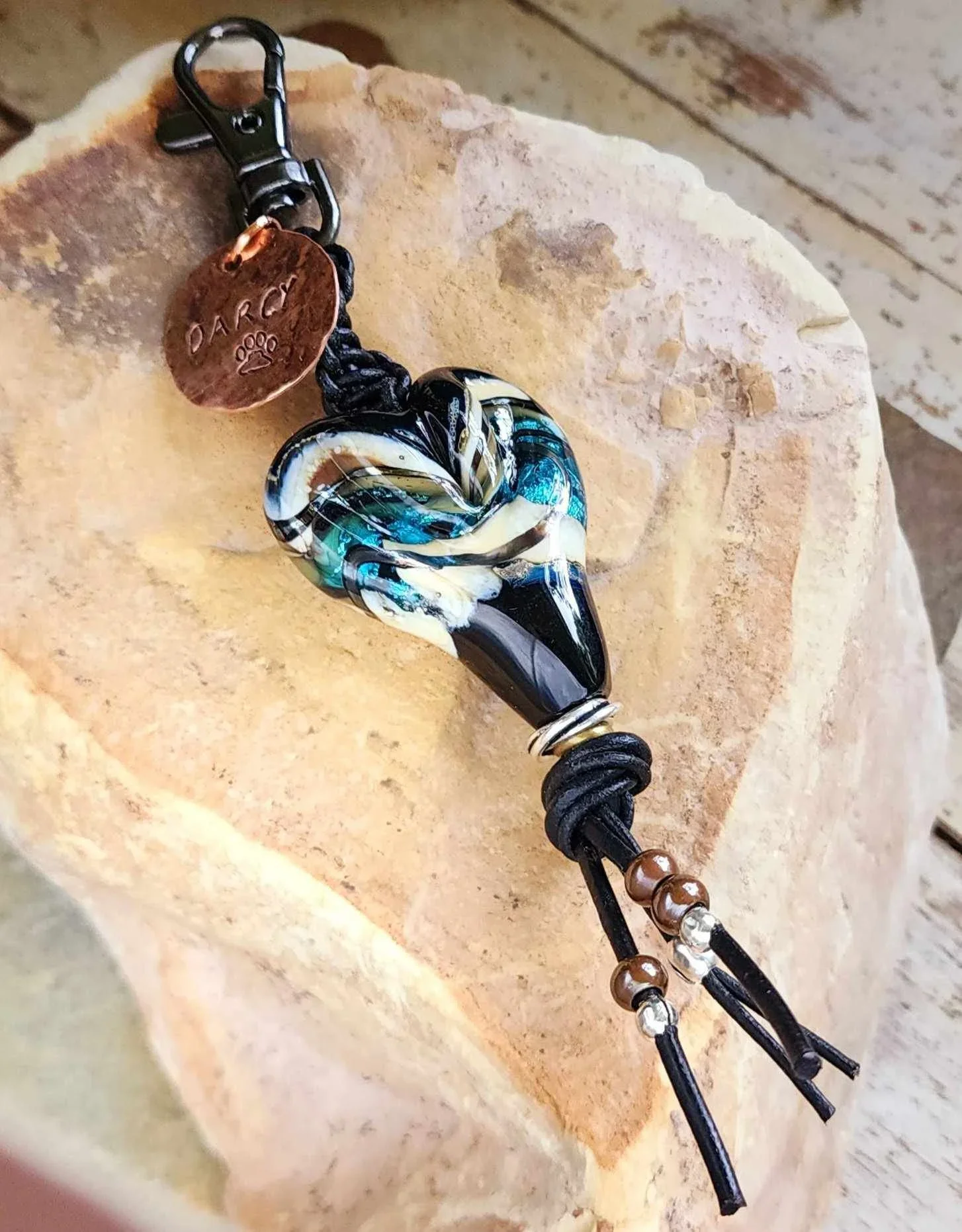Memorial Comfort Stones & Keychains | Artisan Glass Pocket Pieces ...