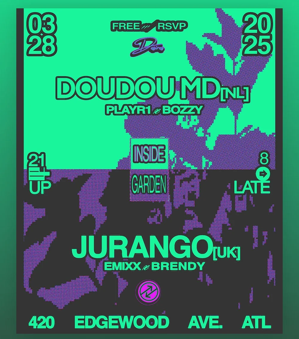 Desires x Project Switch: Doudou MD, Jurango at Georgia Beer Garden ...