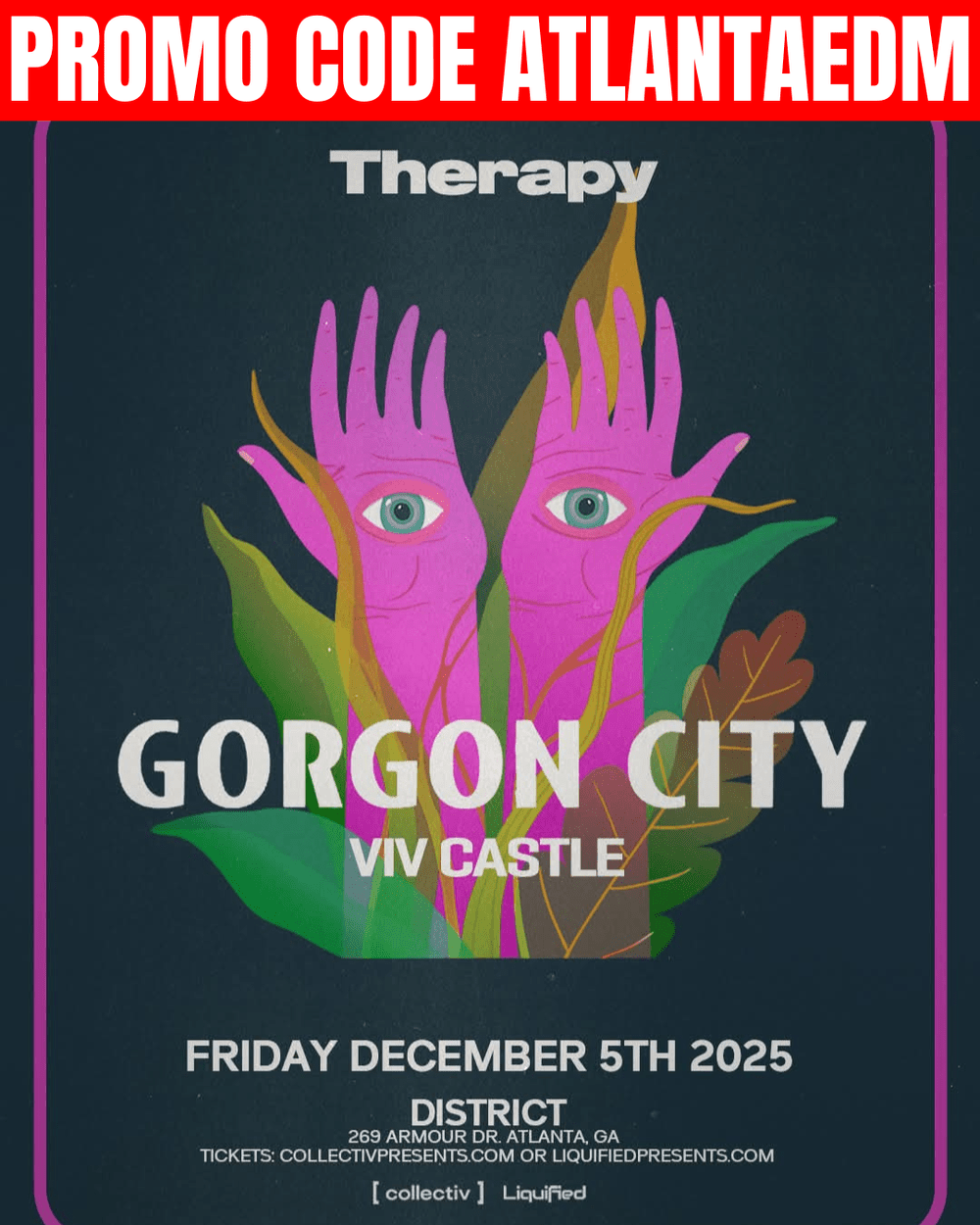 Gorgon City at District Friday, Dec 5, 2025 — Atlanta EDM