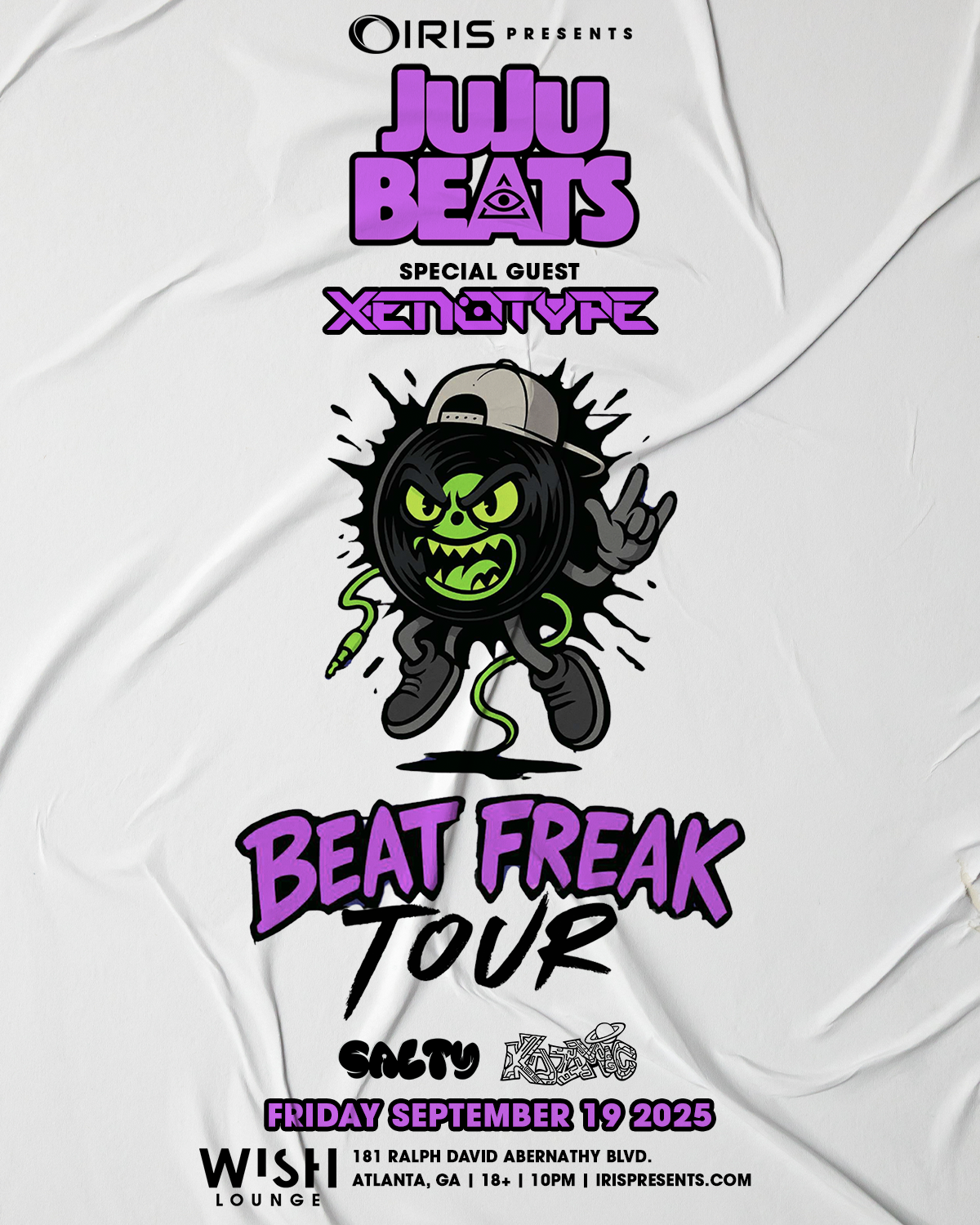 JuJu Beats at Wish Lounge Friday, Sep 19, 2025 — Atlanta EDM