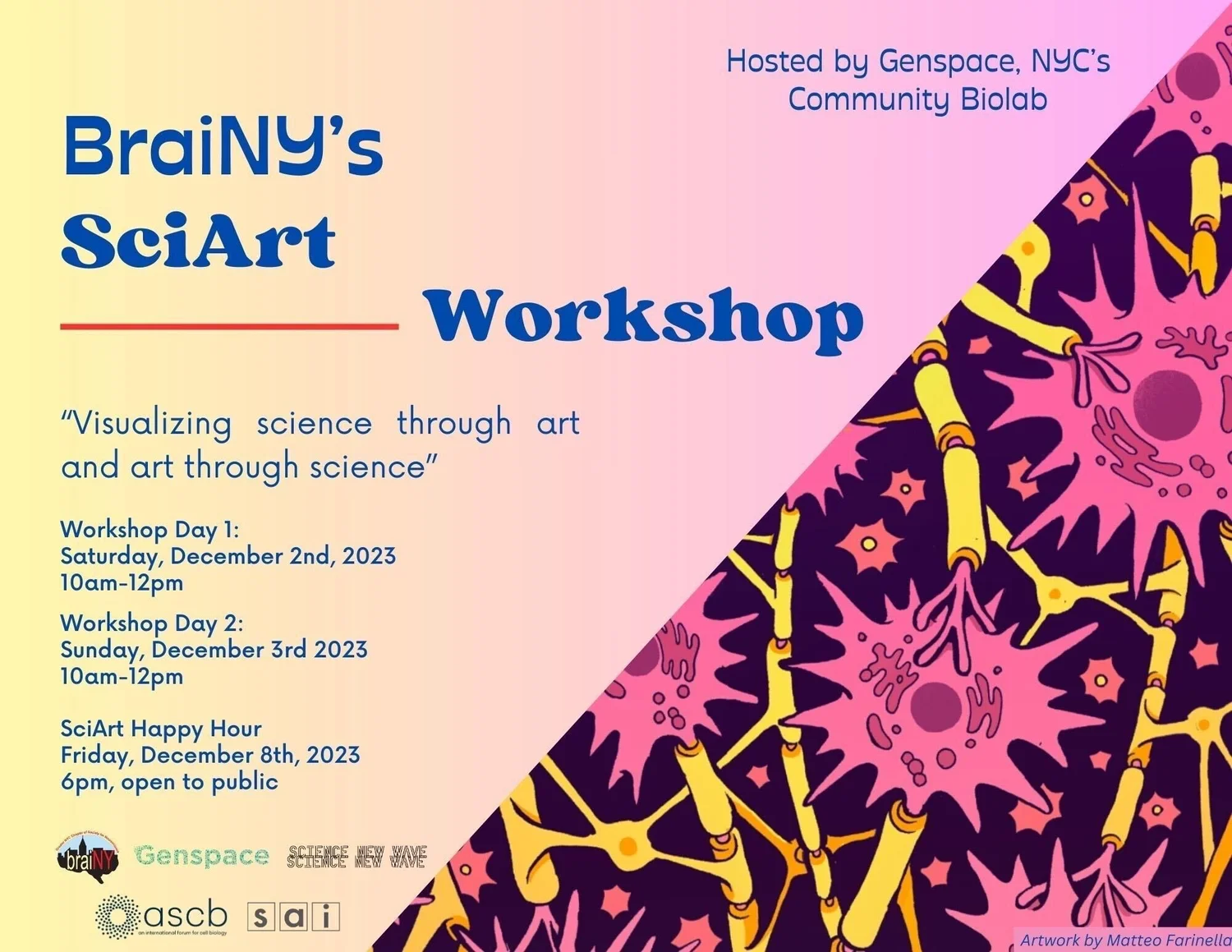 SciArt Workshop — Come Be BraiNY