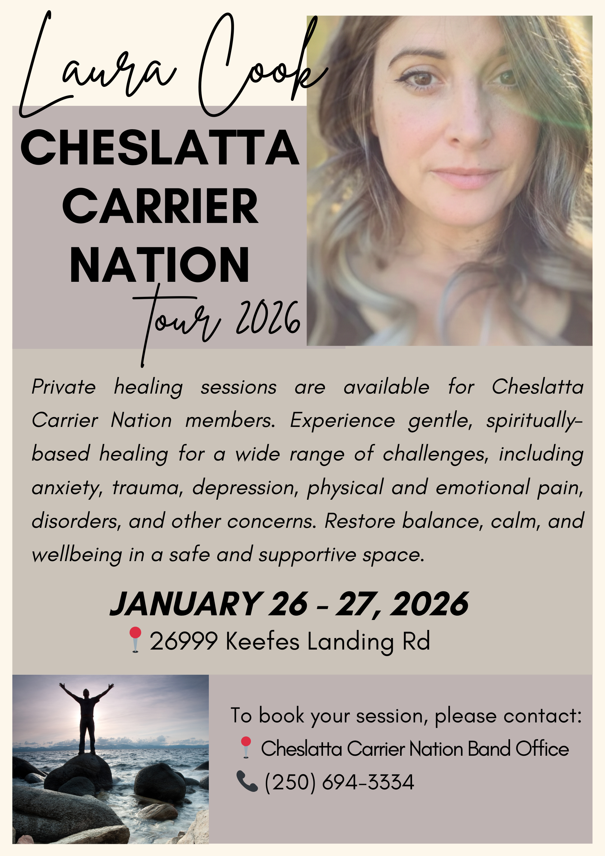 Private Healing Sessions with Laura Cook - Day 2 — Cheslatta Carrier Nation