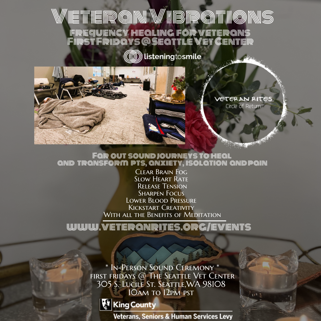 Mystery Teachings: Veteran Vibrations Frequency Healing at the Seattle ...