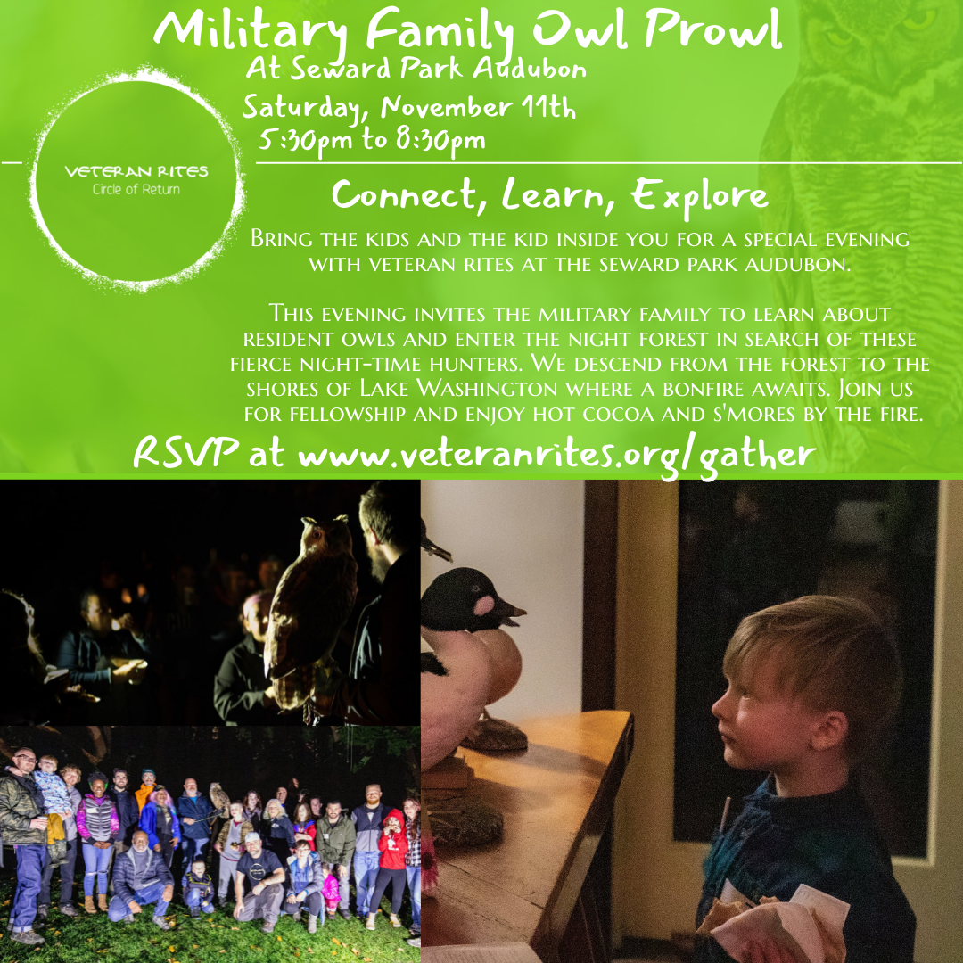 Military Family Owl Prowl and Campfire Social at Seward Park Audubon ...