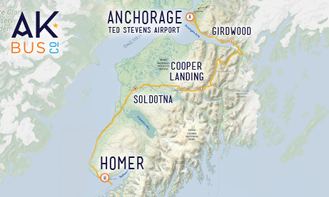 Anchorage / Homer Bus Service — Alaska Bus Company