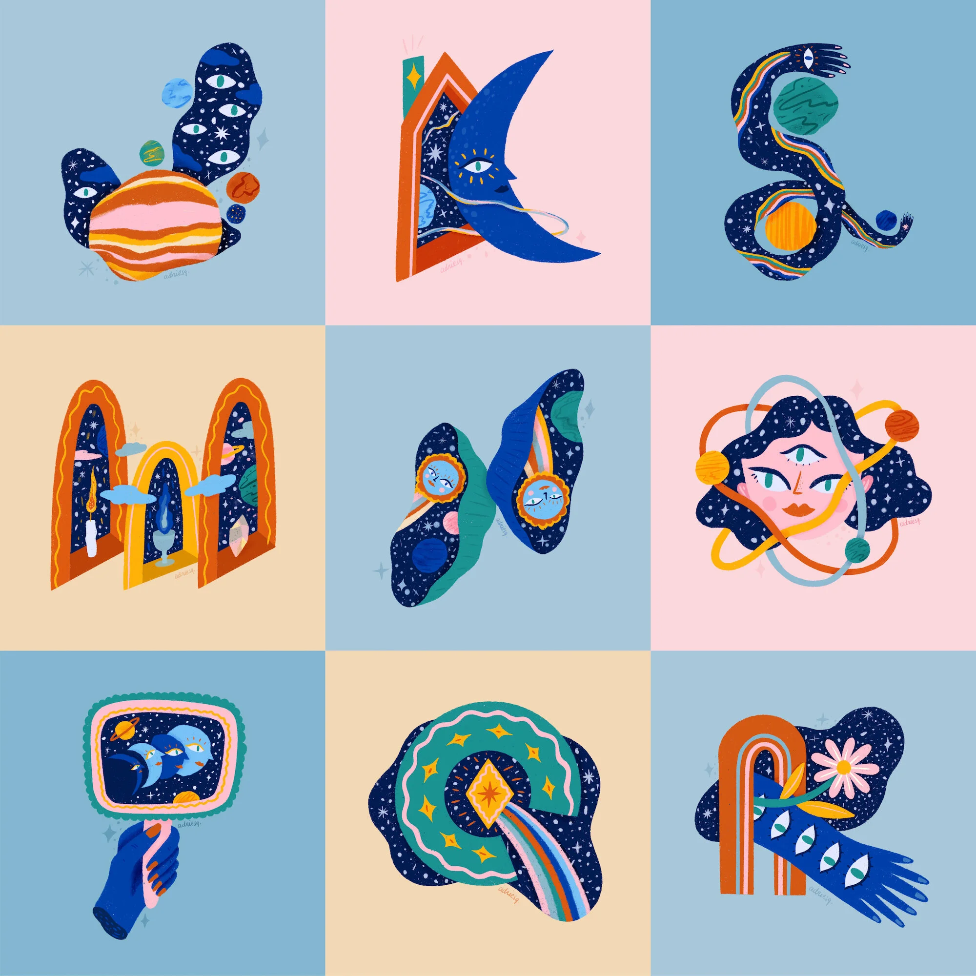 Cosmic Alphabet — Adriana Esquivel