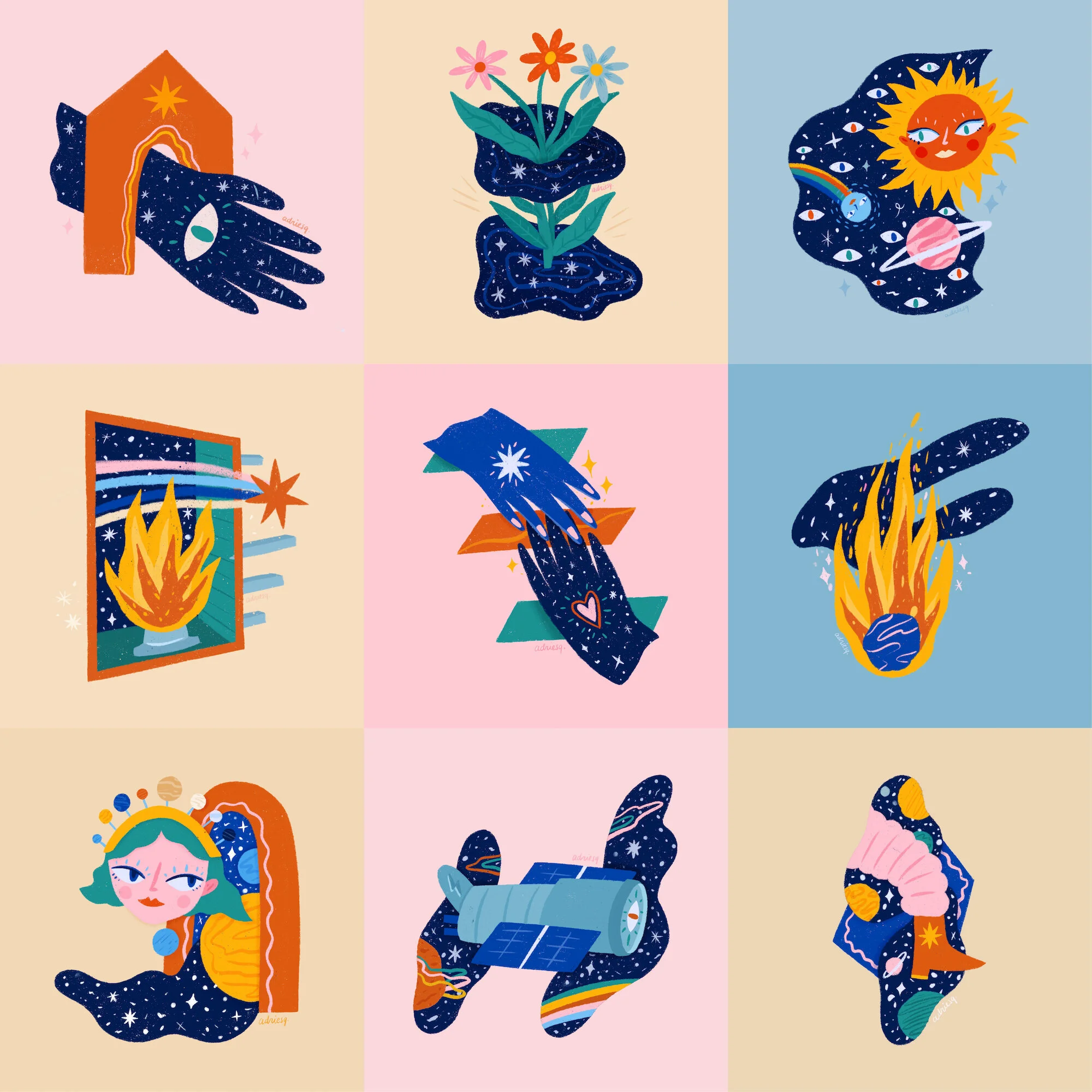 Cosmic Alphabet — Adriana Esquivel