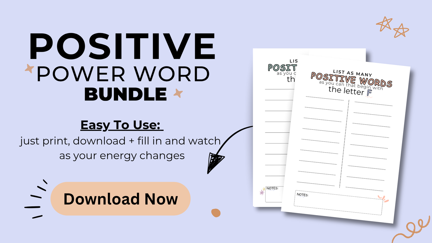 Distract Yourself with Positive Power Words — Changing Cocoons