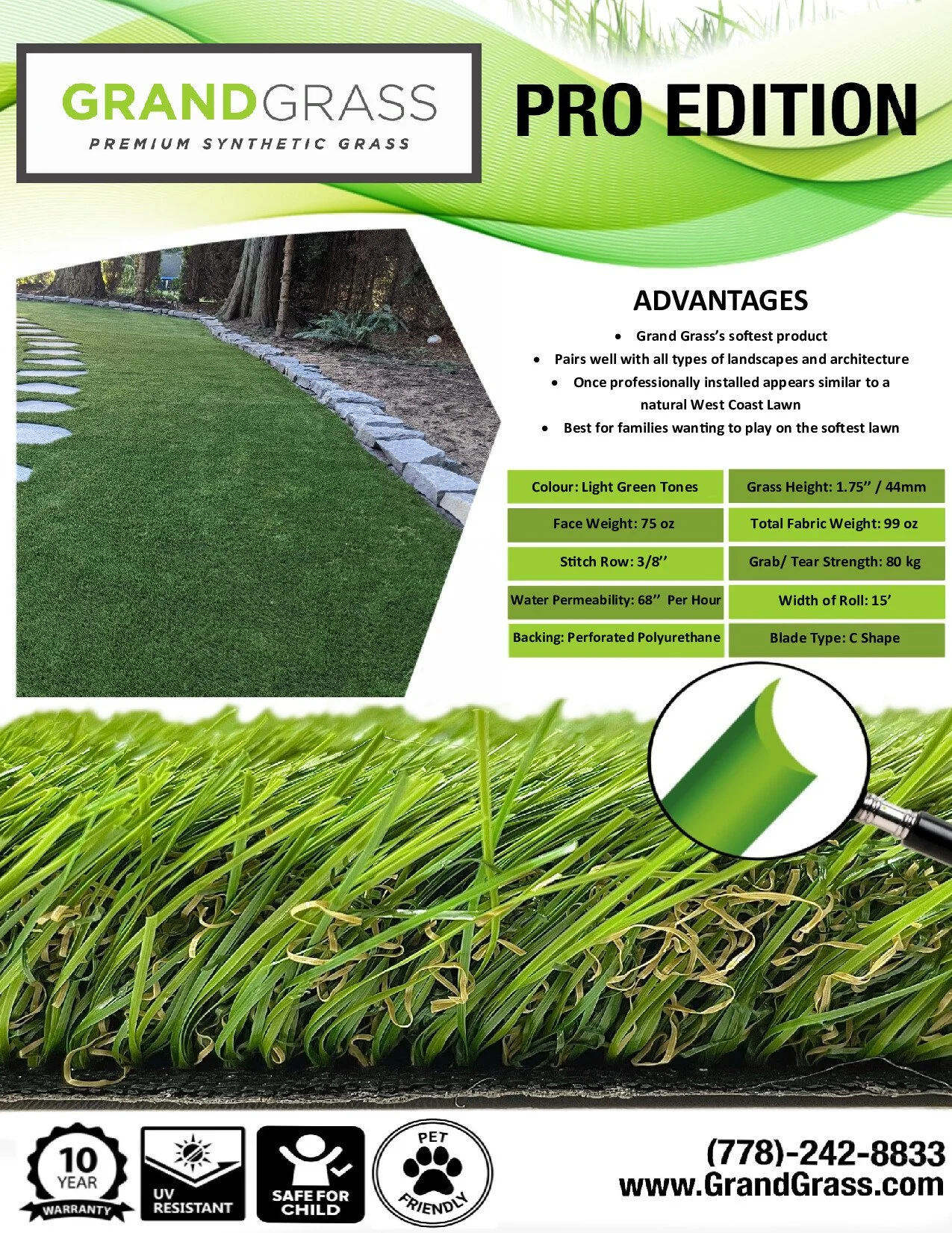Landscape Architect Spec Sheets - North Western Synthetic Grass