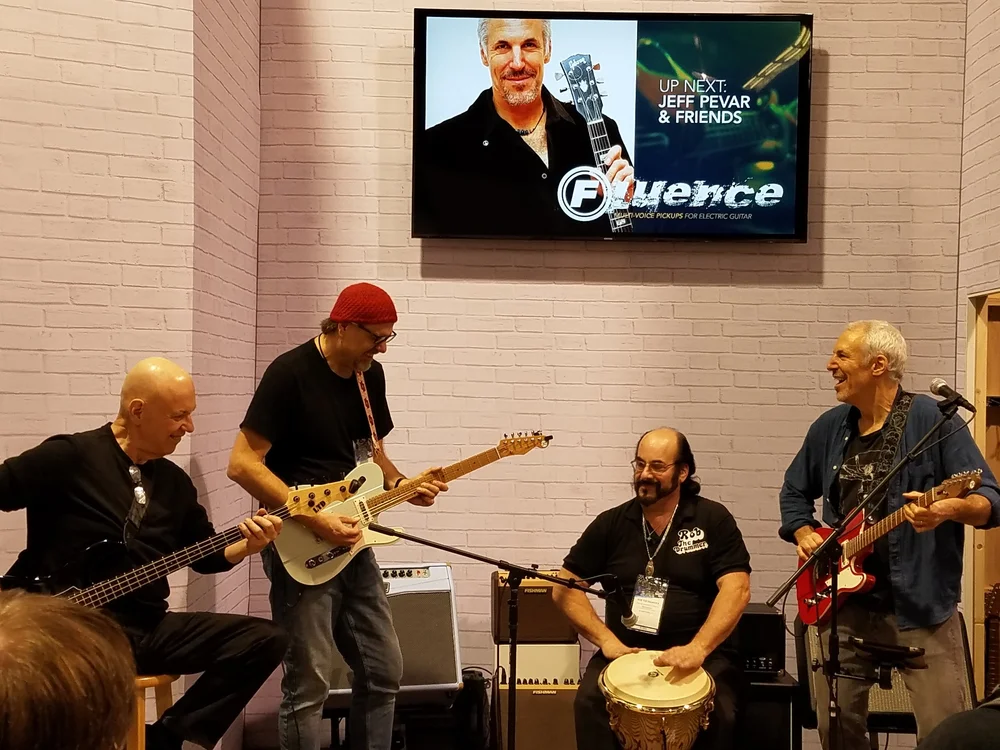 Jeff Rocks the Fishman Booth at NAMM — Jeff Pevar