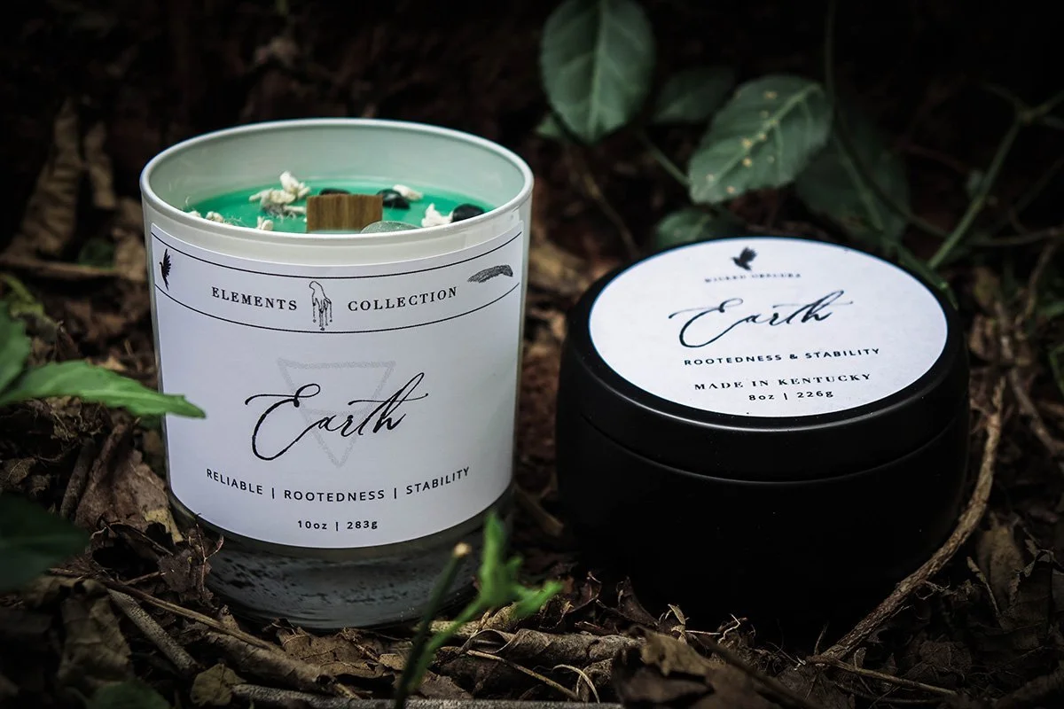 Elements Candle Collection | Fire, Water, Air & Earth Soy Candles ...