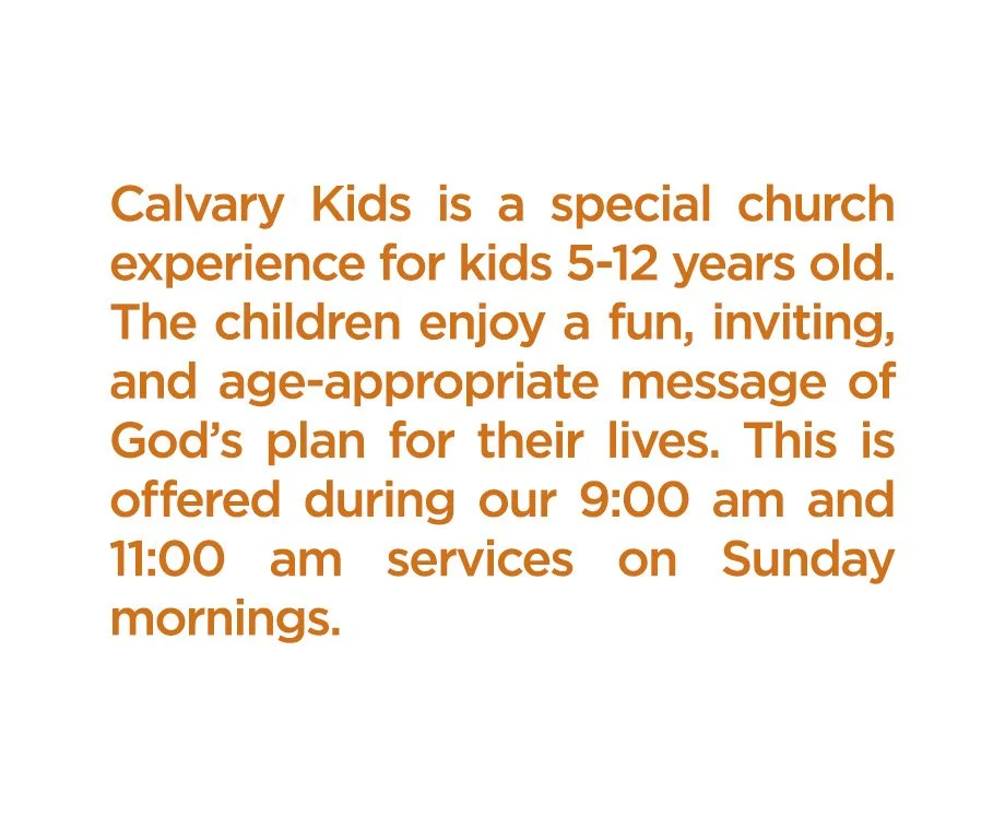 Calvary Kids — Calvary Church