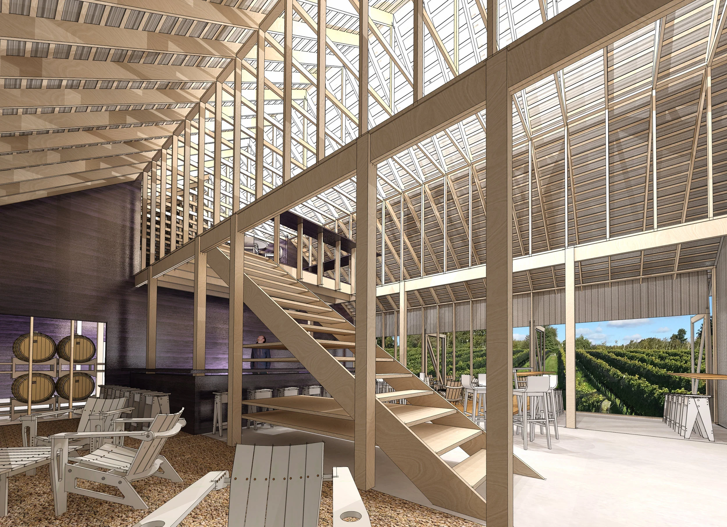 Horse Barn Winery — Kazebee Design