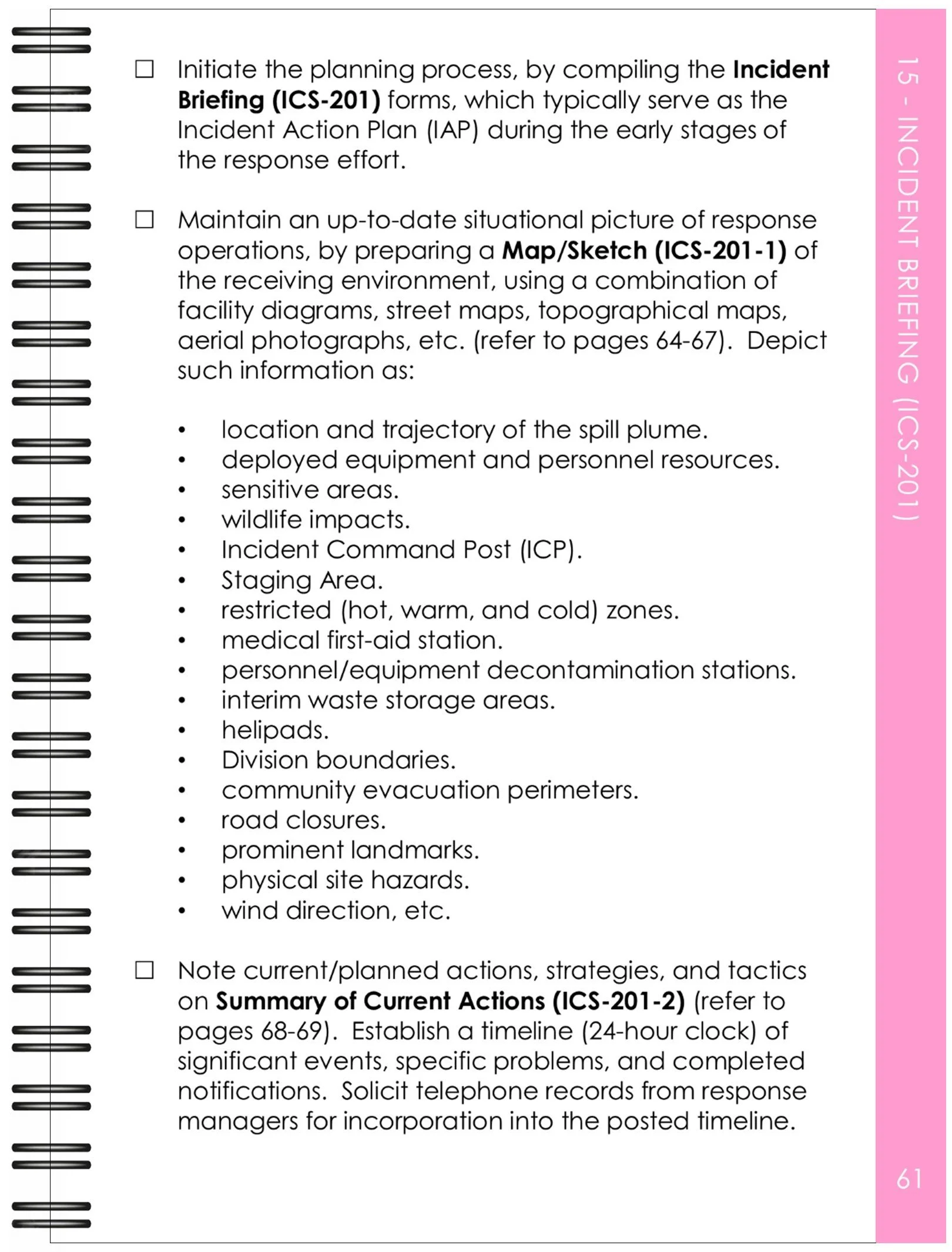 Oil Spill Incident Playbooks - Contingencies