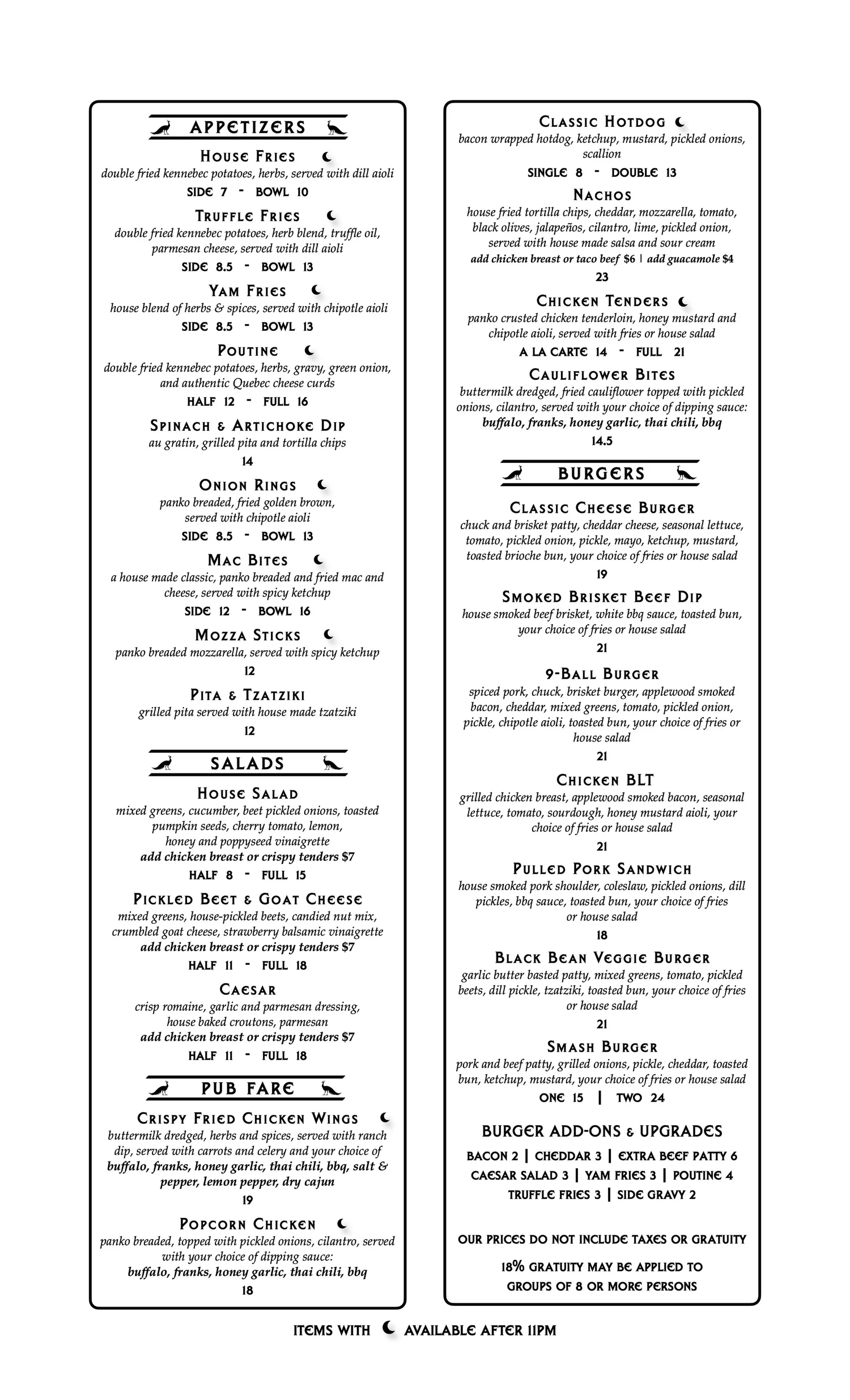 Peacock Billiards & The James Joyce Bistro