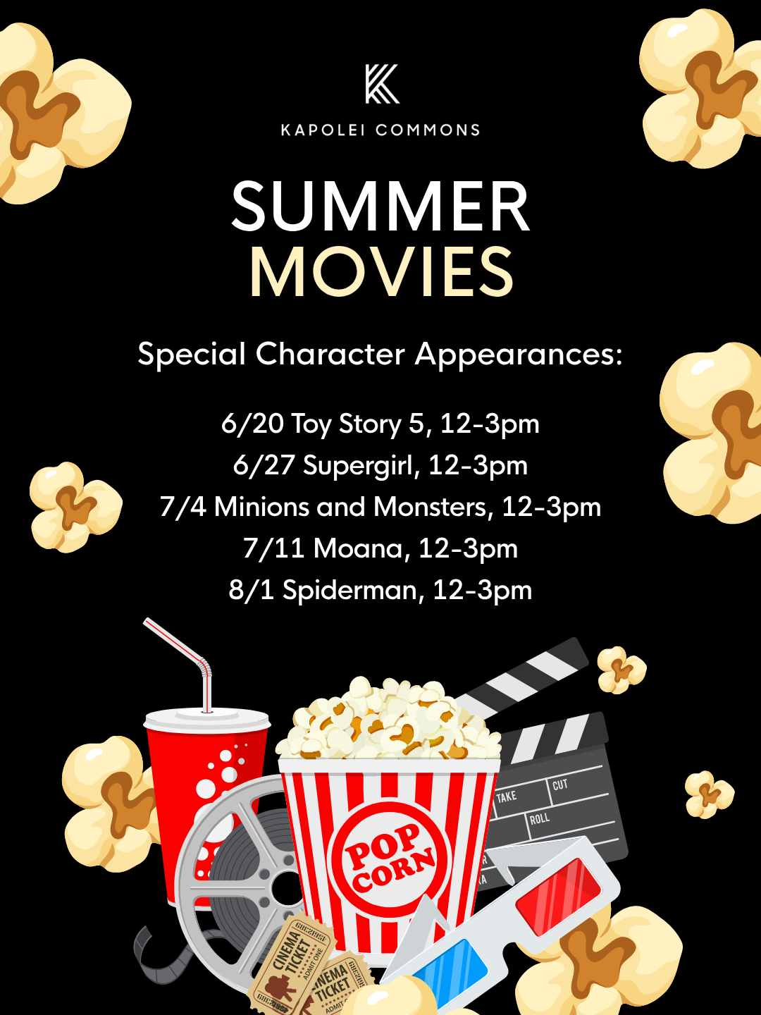 Summer Movie Events at Regal Theaters — Kapolei Commons